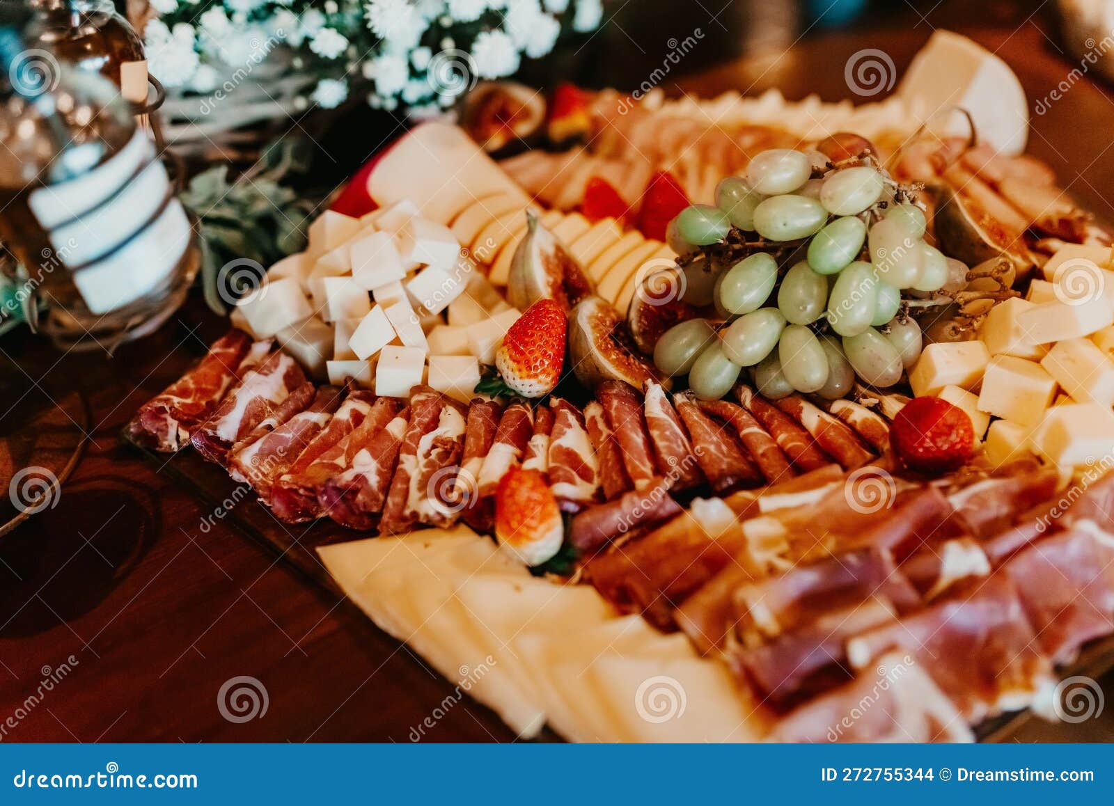 Serving Platter Filled with an Assortment of Snacks during the Ceremony ...