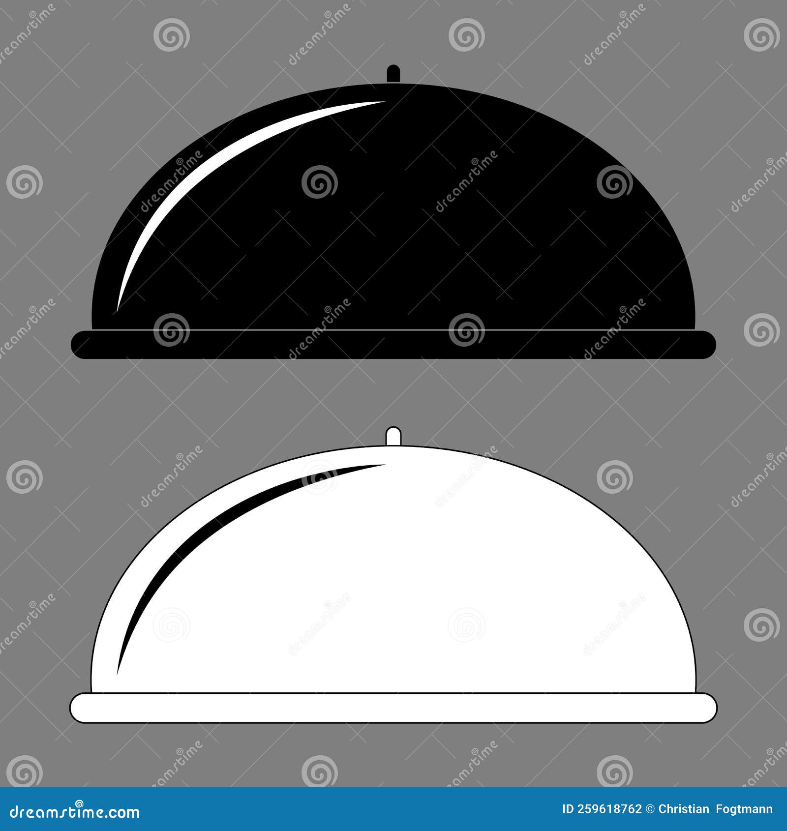Serving Platter Food Dish Flat Design Icon - Vector Illustration Stock Vector - Illustration of ...