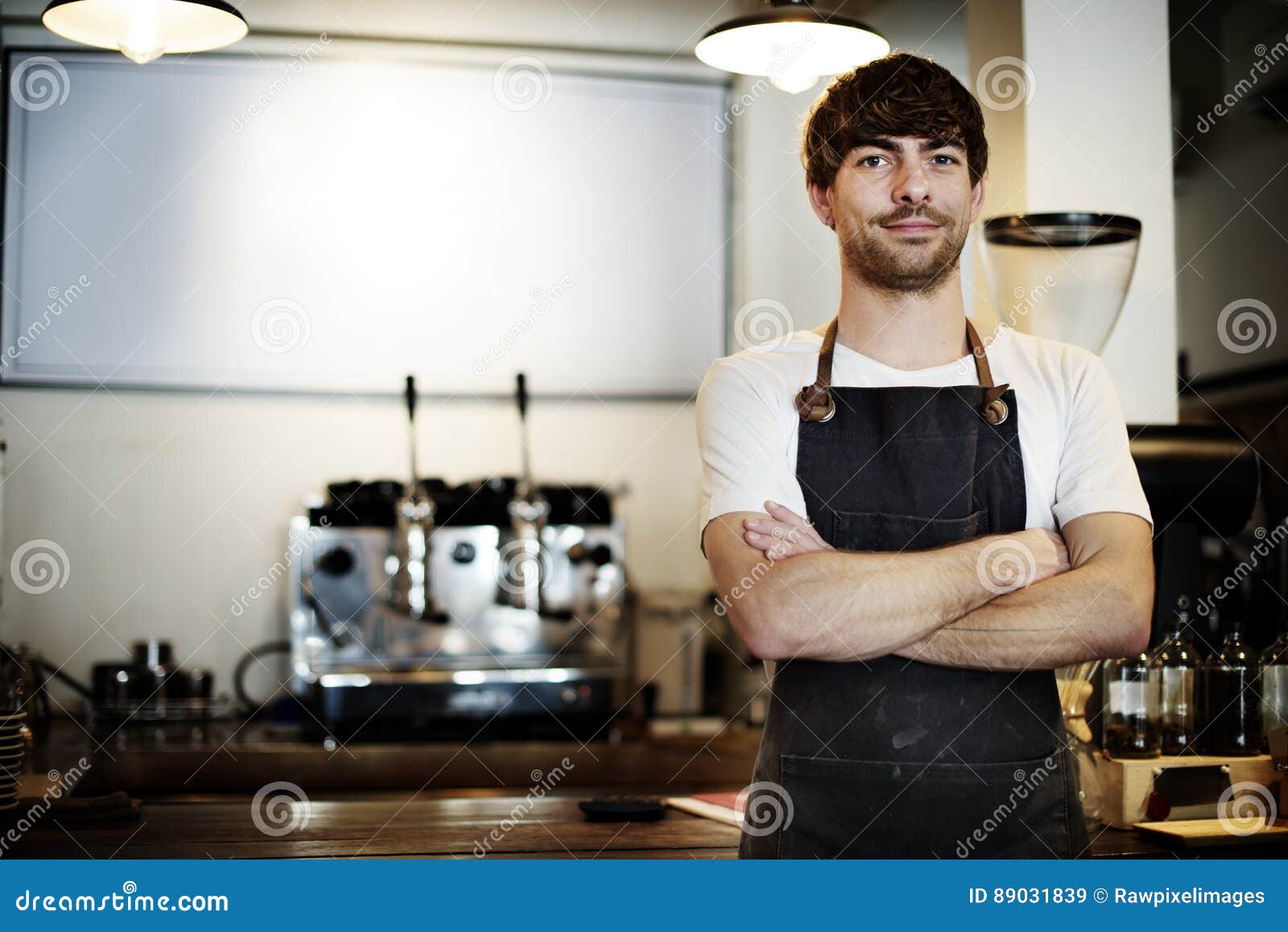 Serving Service Staff Customer Service Cafe Concept Stock Image - Image ...