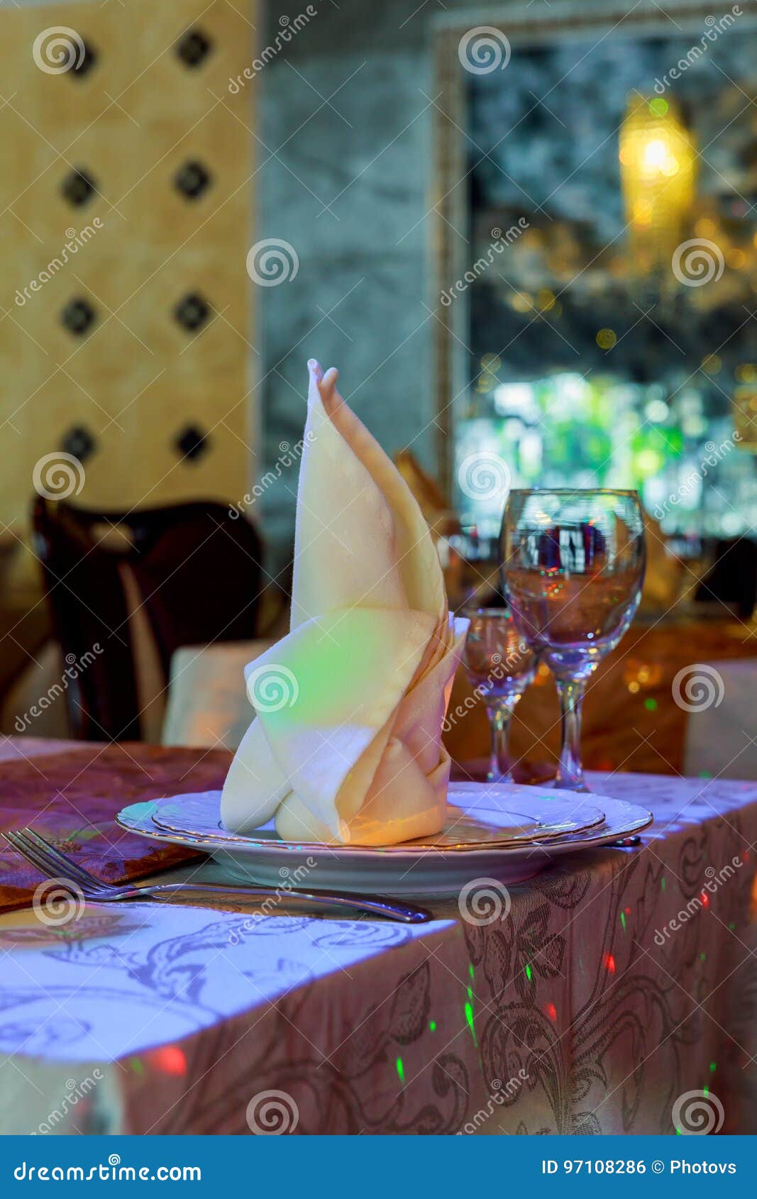 Serving Table Prepared for Event Party Wedding Stock Photo - Image of ...