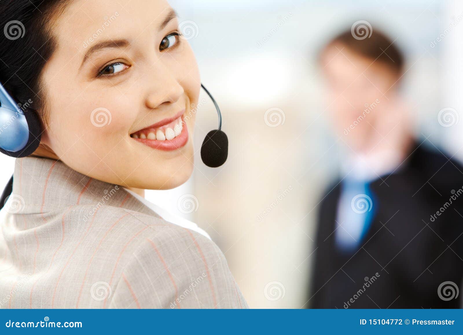 Servizio Del Servizio Clienti Fotografia Stock - Immagine di positivo ...