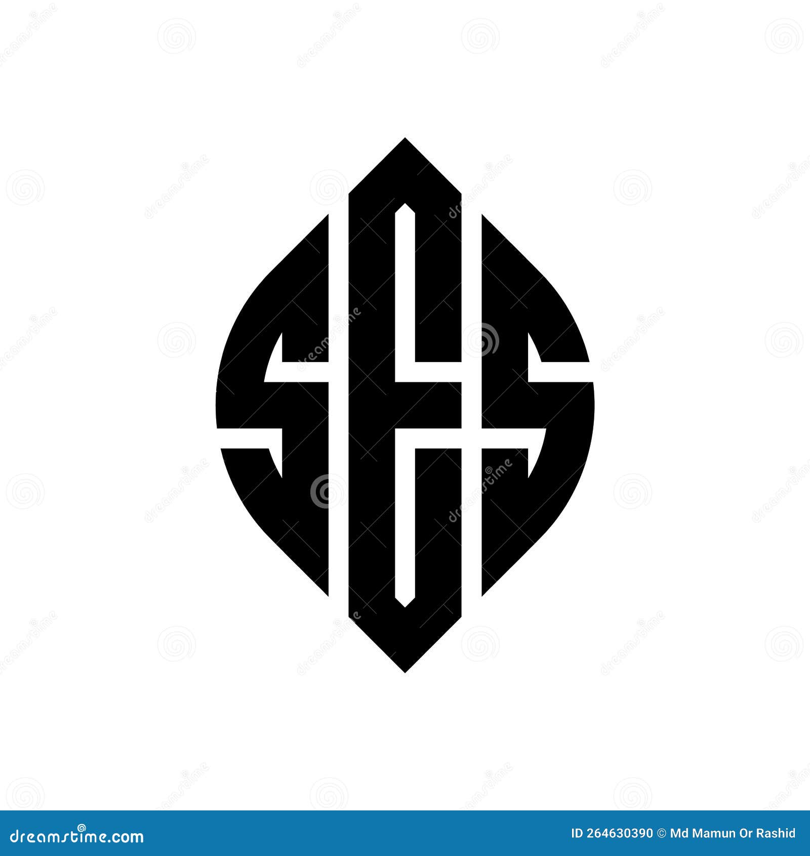 SES Circle Letter Logo Design with Circle and Ellipse Shape. SES ...