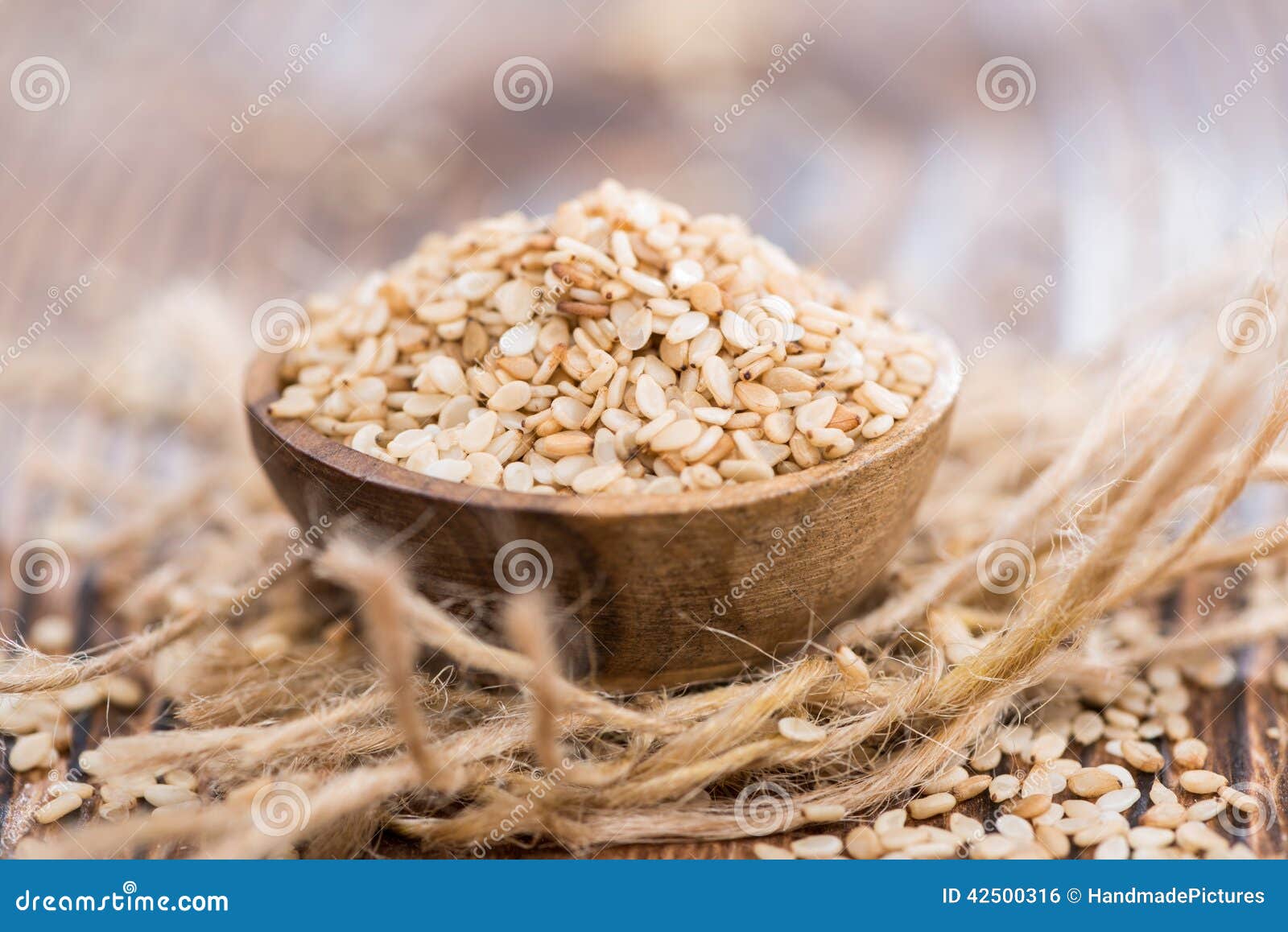 Sesame in a bowl stock photo. Image of healthy, seeds - 42500316
