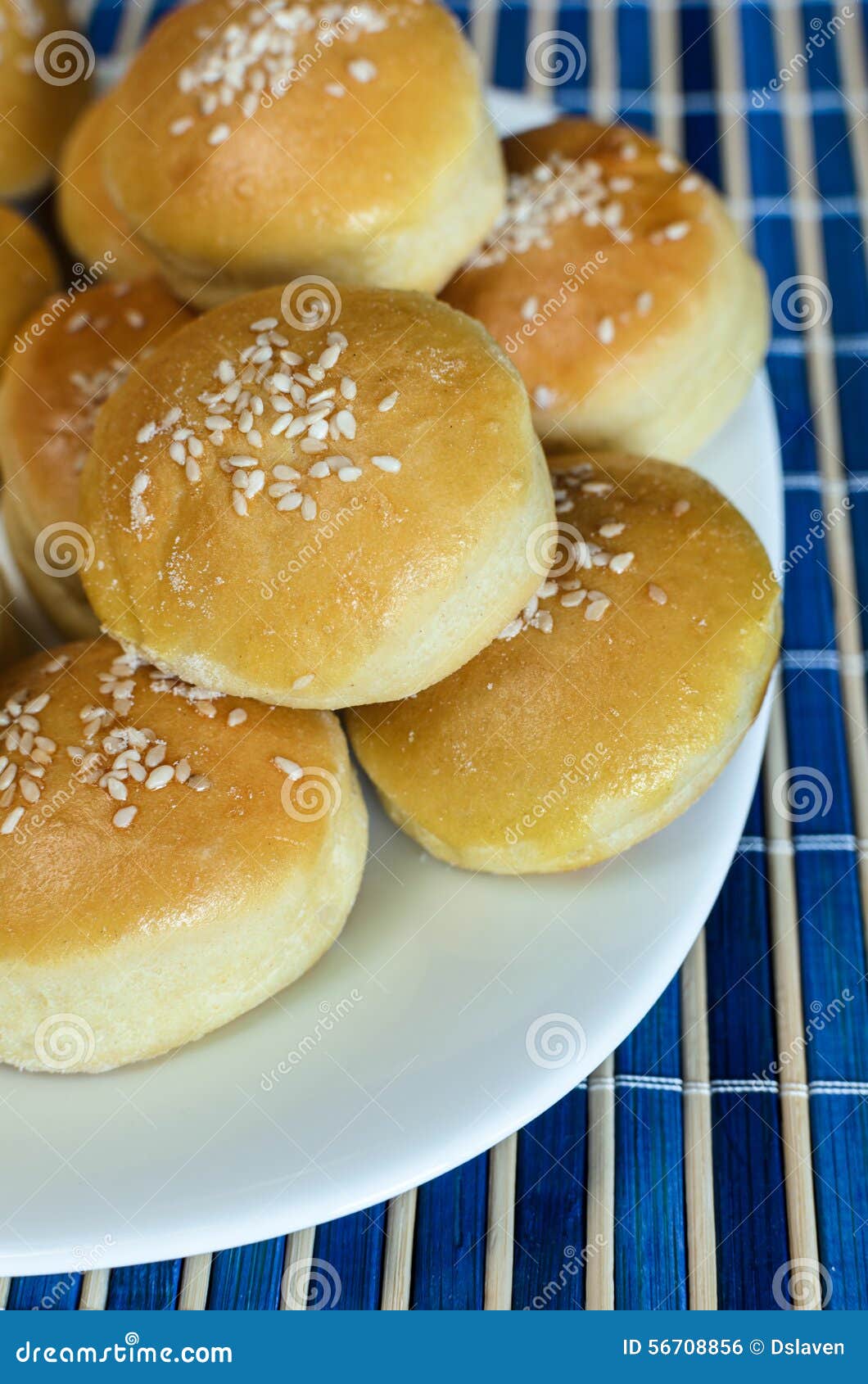 Sesame buns stock photo. Image of delicious, biscuit - 56708856