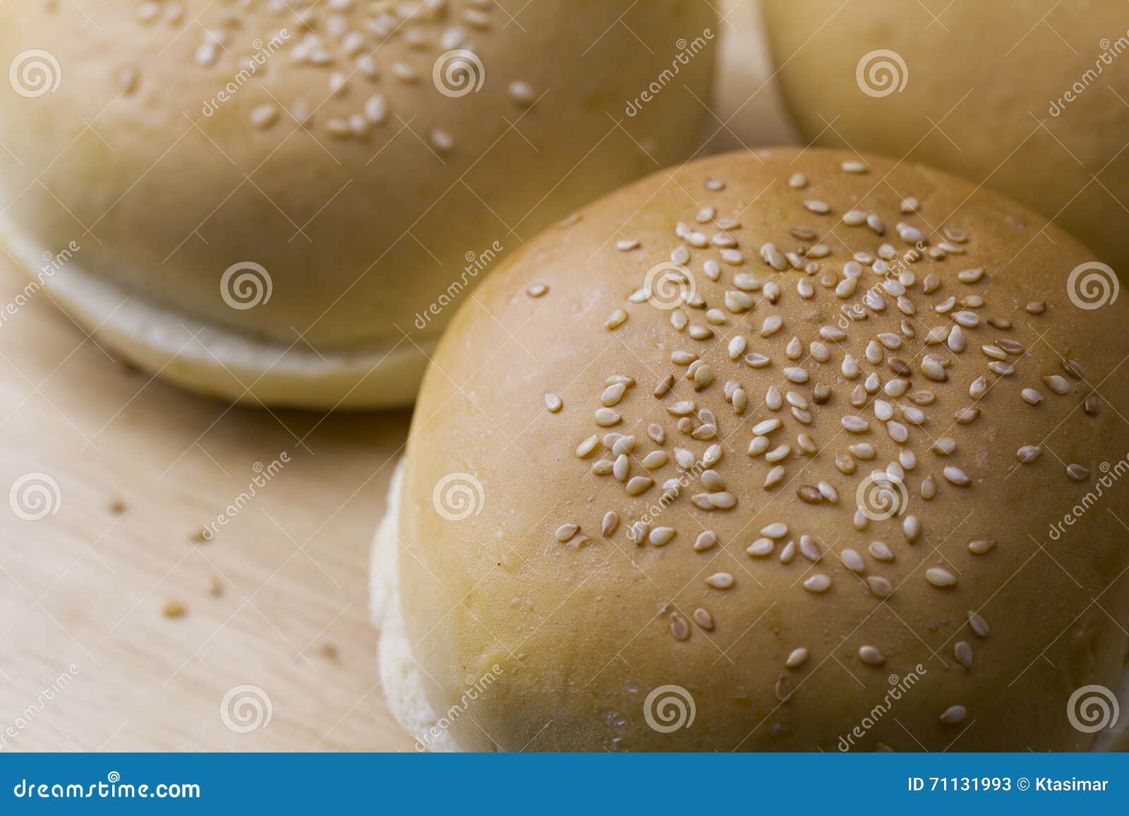 Sesame Burger Buns stock image. Image of fast, sesame - 71131993