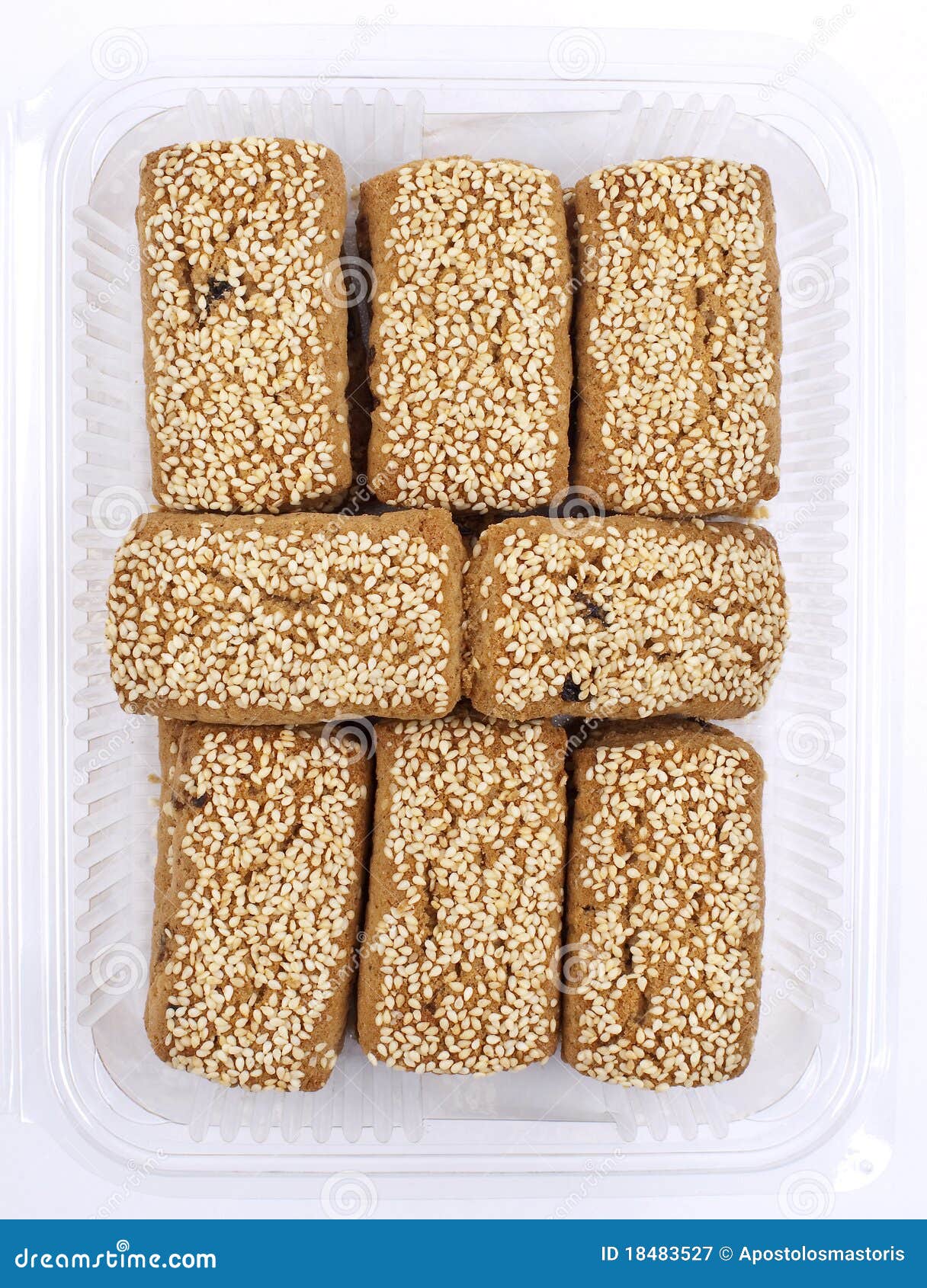Sesame cookies stock image. Image of sweet, food, sesame - 18483527