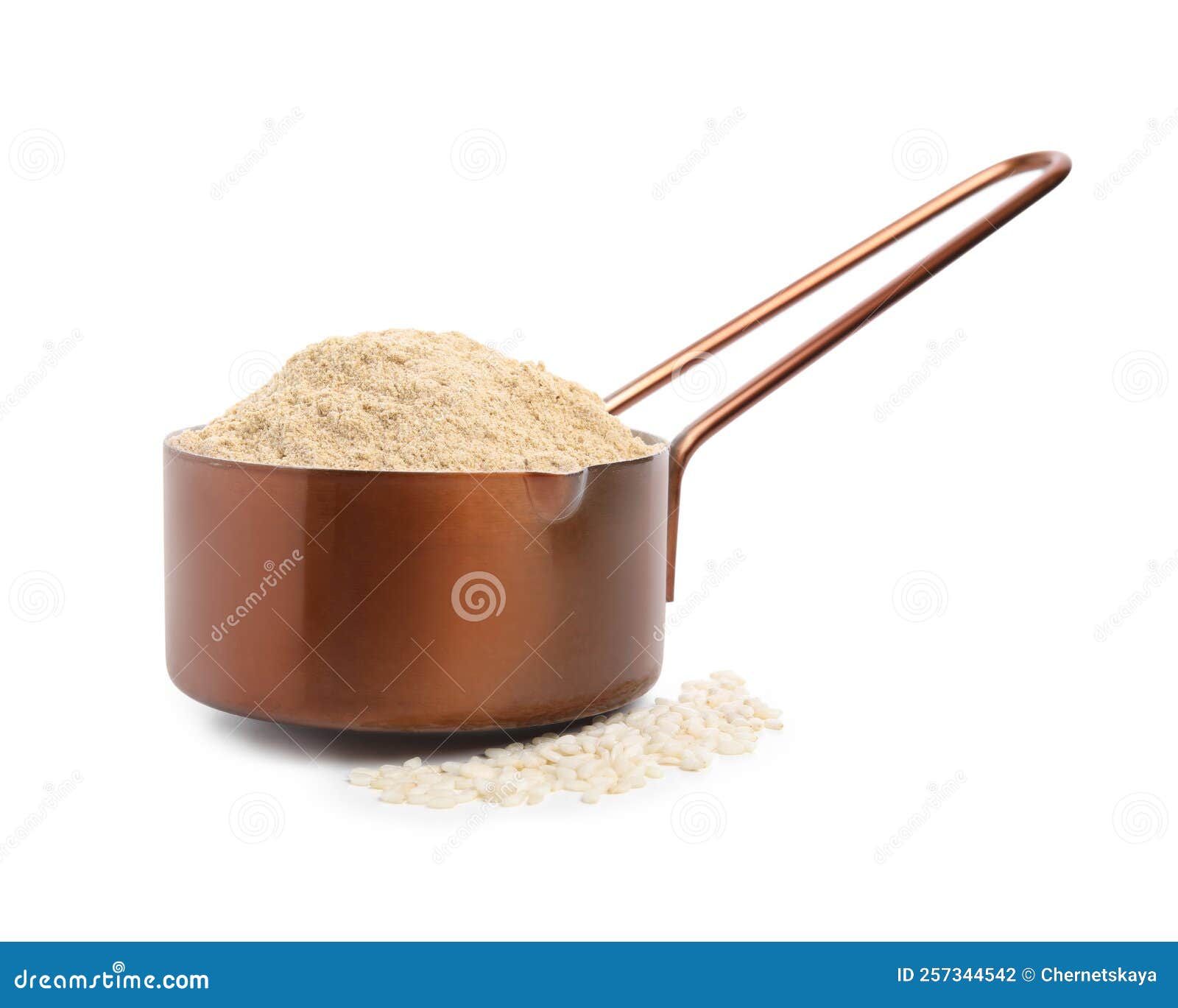 Sesame Flour in Dish Isolated on White Stock Photo - Image of meal ...
