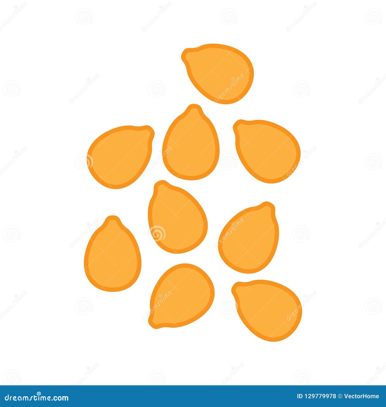 Sesame Icon, Vector Illustration Stock Vector - Illustration of black ...