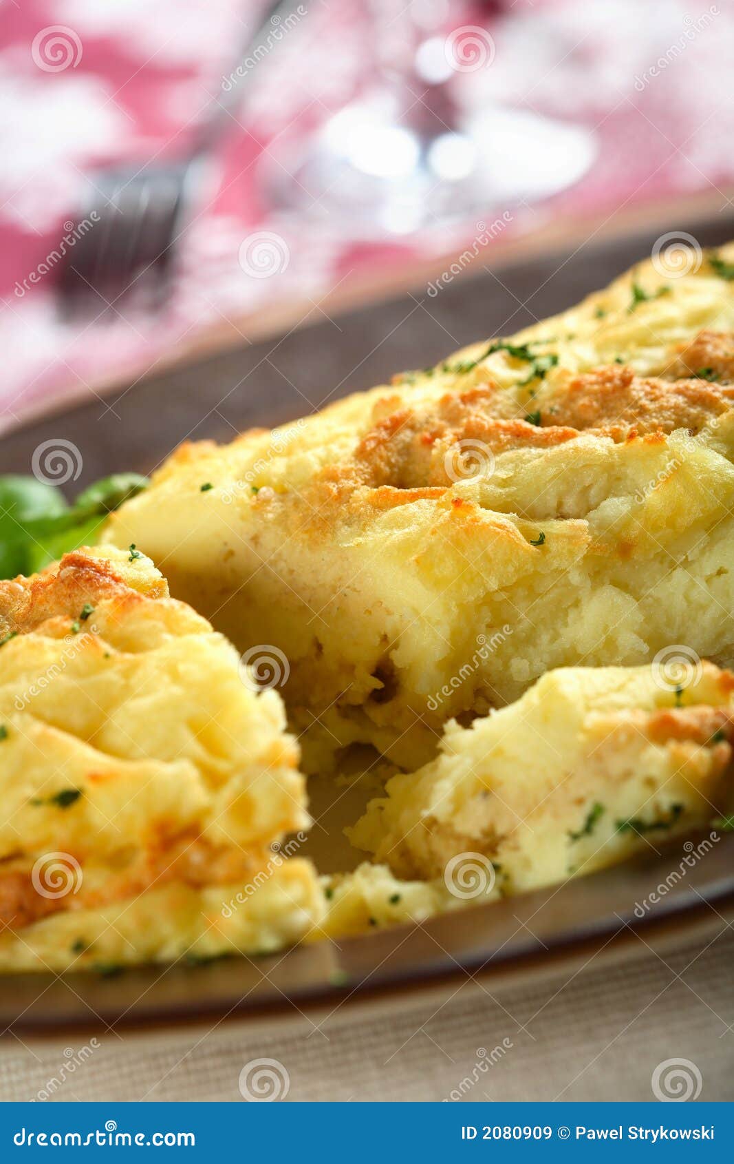 Sesame mousse with cod stock image. Image of dish, cuisine - 2080909