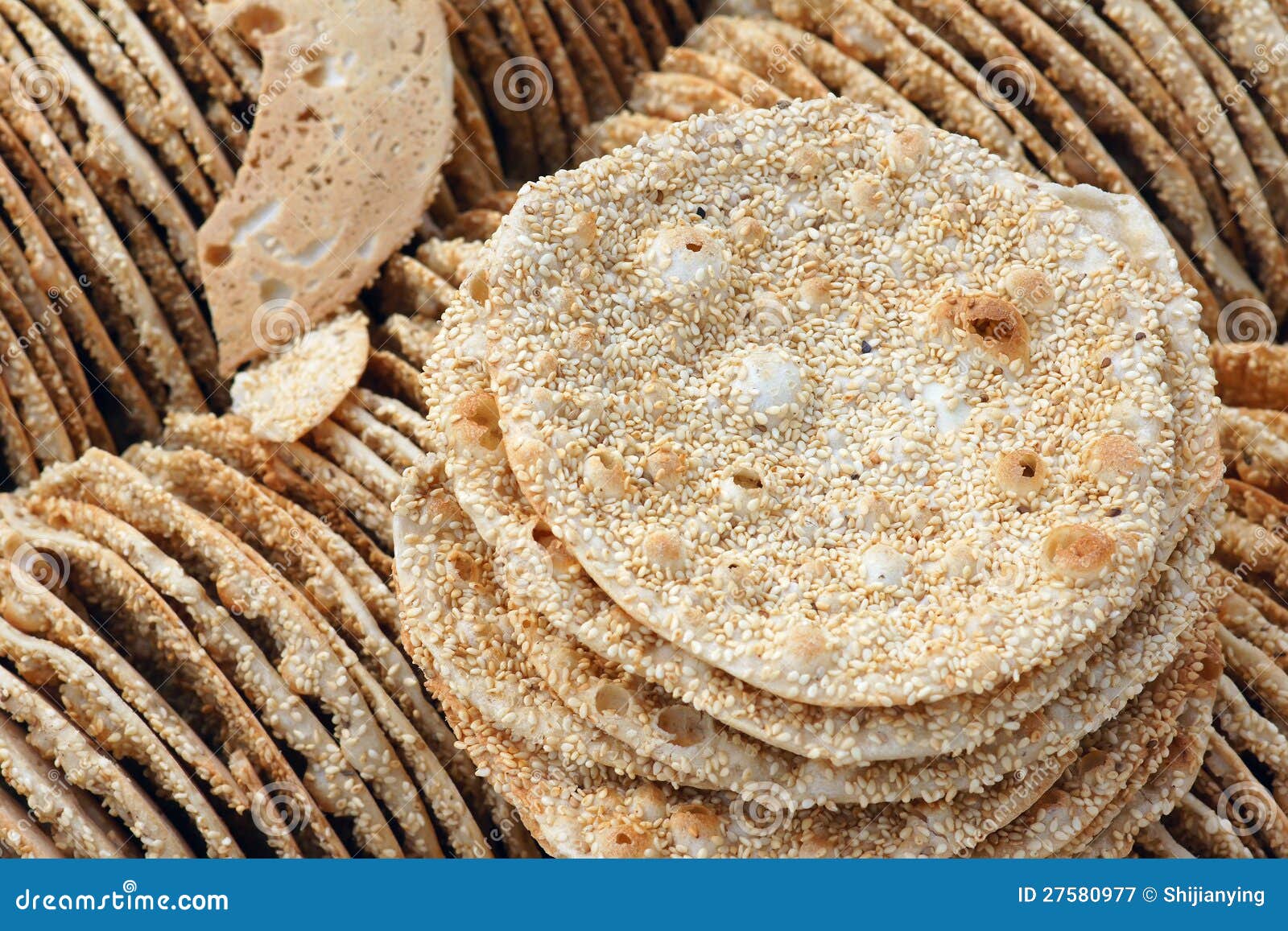 Sesame pancake stock image. Image of biscuit, food, toast - 27580977