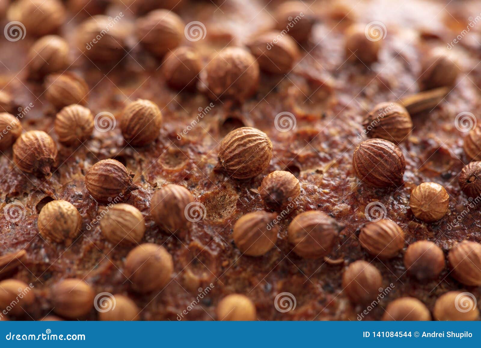 Sesame Rye Bread As a Background Stock Photo - Image of grain, isolated ...