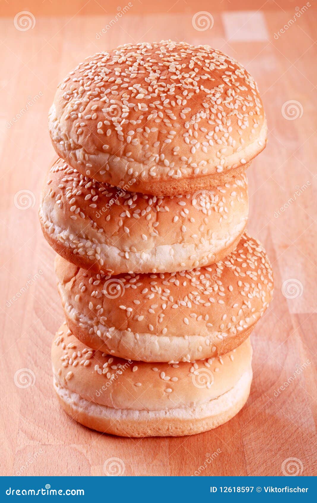 Sesame seed buns stock image. Image of baked, food, closeup - 12618597