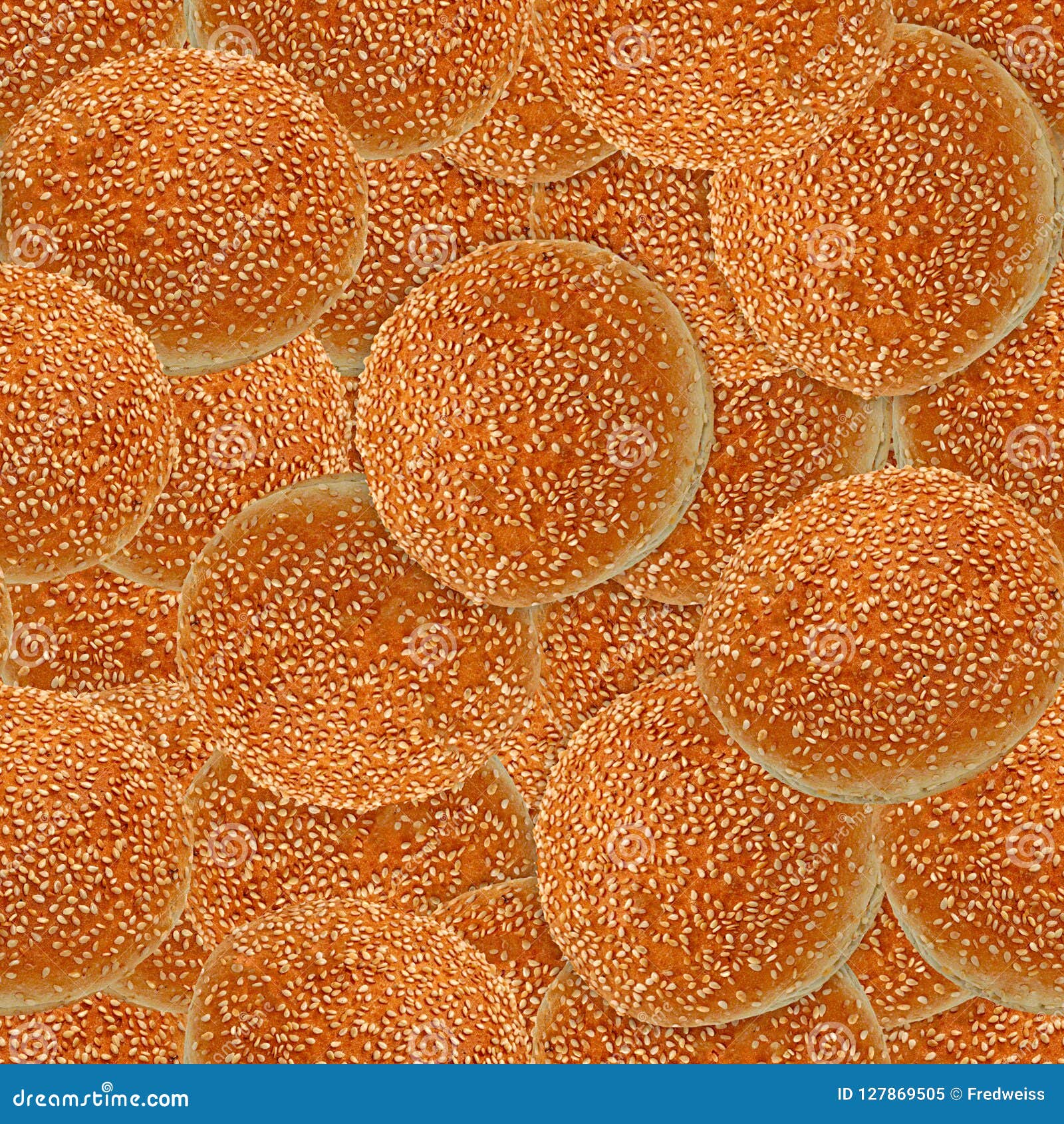 Sesame Seed Buns Seamless Texture Tile Stock Image - Image of buns ...