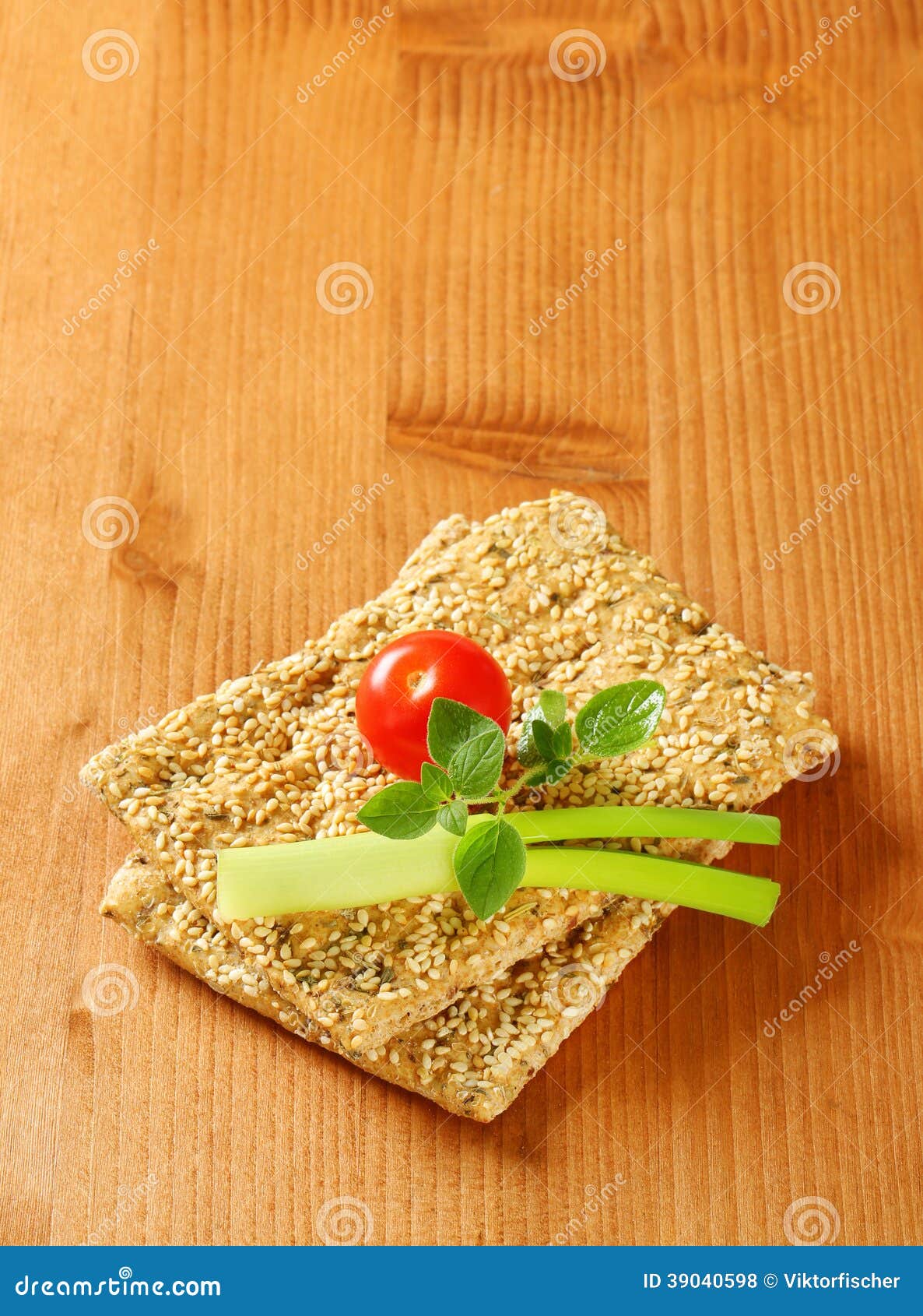 Sesame seed crackers stock photo. Image of gourmet, dietary - 39040598