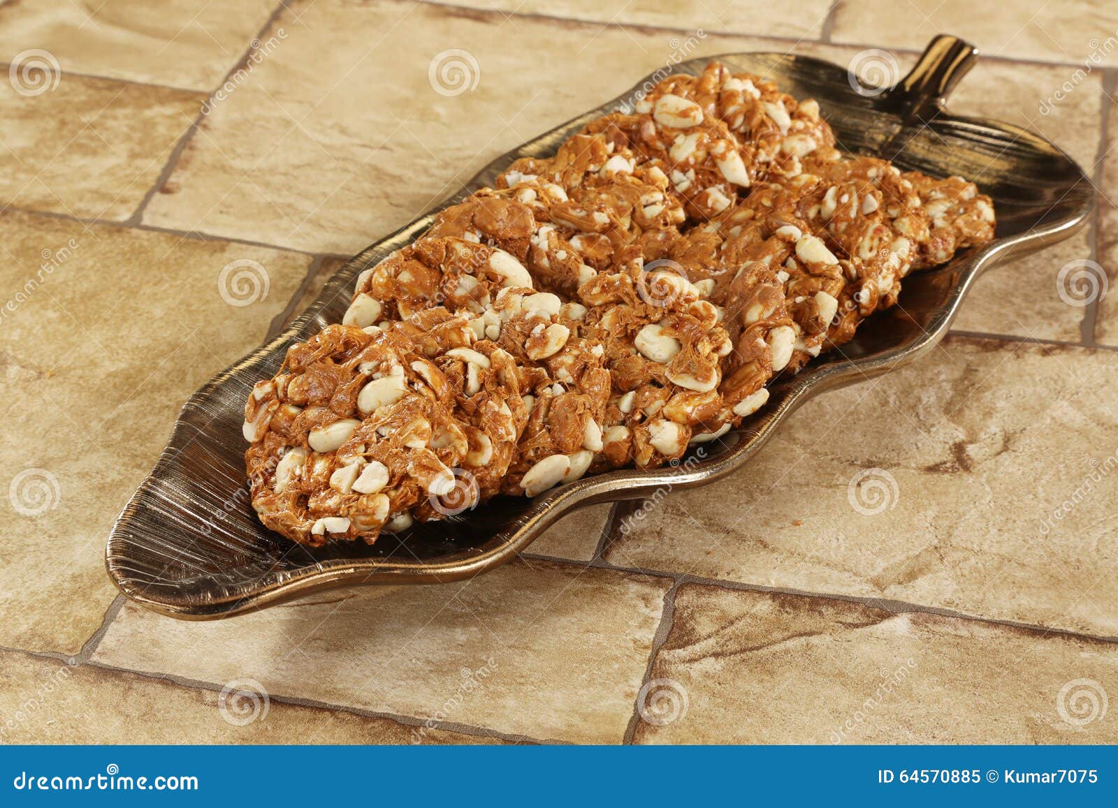 Sesame seed jiggery Gajak stock image. Image of laddo - 64570885