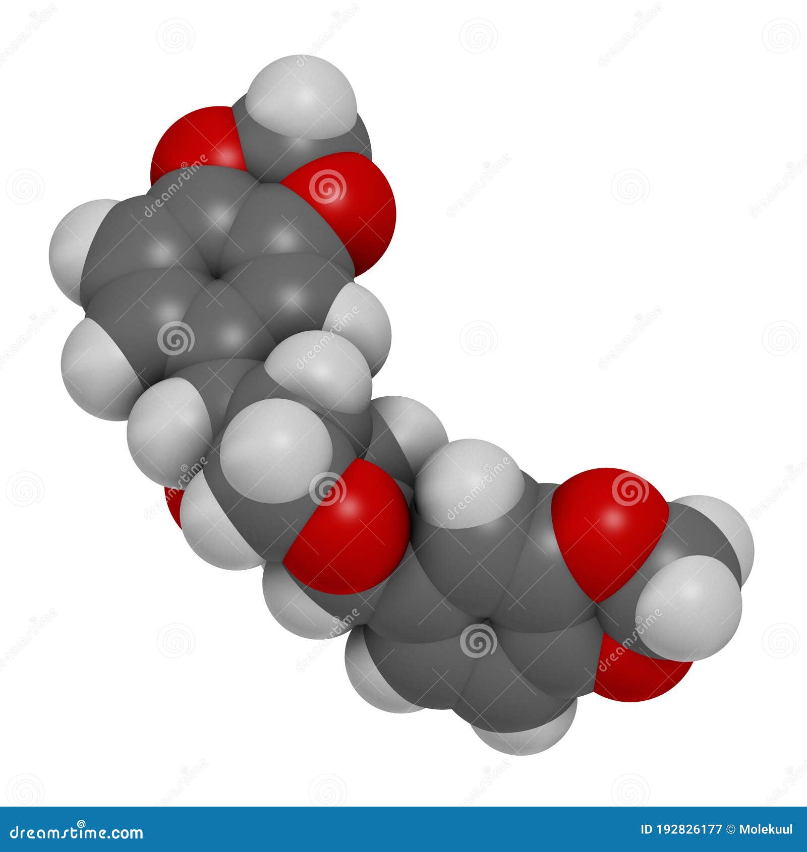 Sesamin Molecule. Lignan Present in Sesame Oil. 3D Rendering Stock ...
