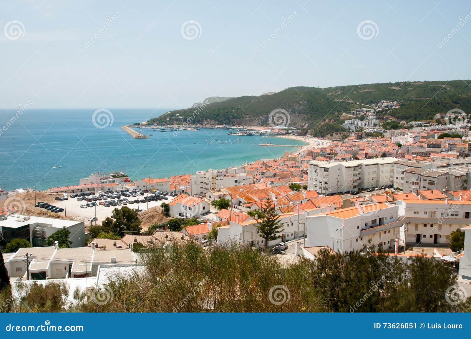 Sesimbra Beach Stock Image | CartoonDealer.com #94403971