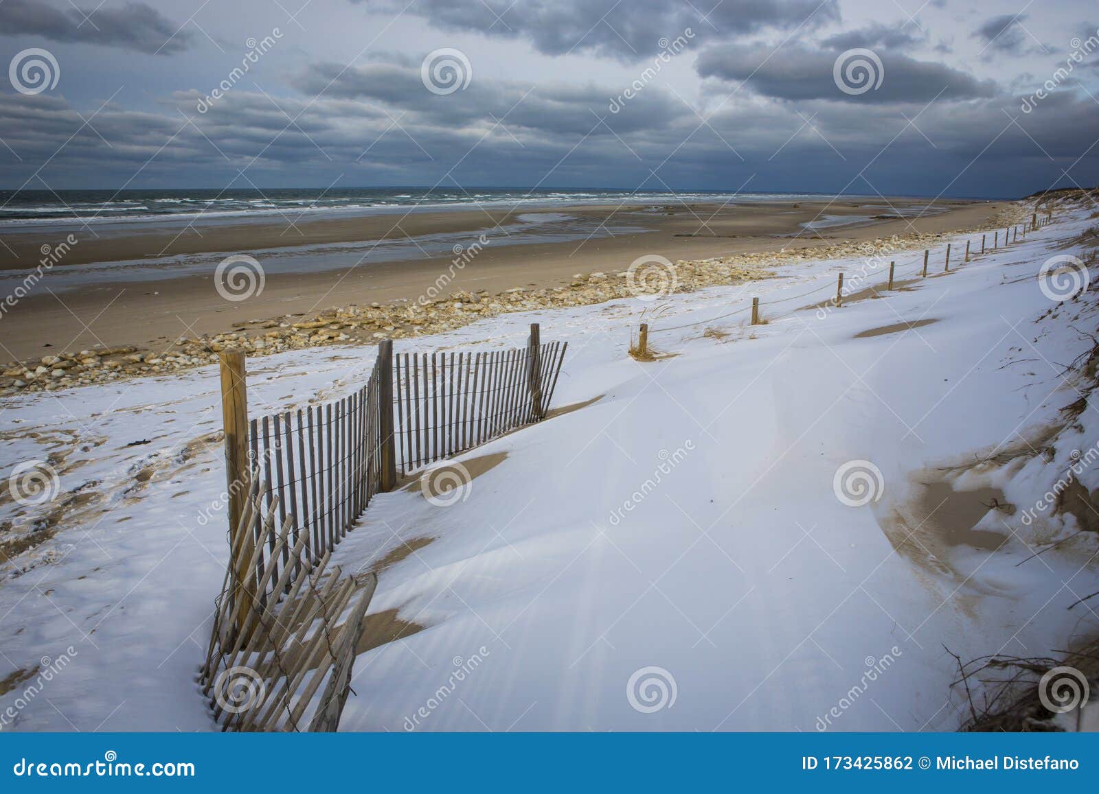 Sesuit Beach Dennis Cape Cod Stock Photo - Image of america, clouds ...