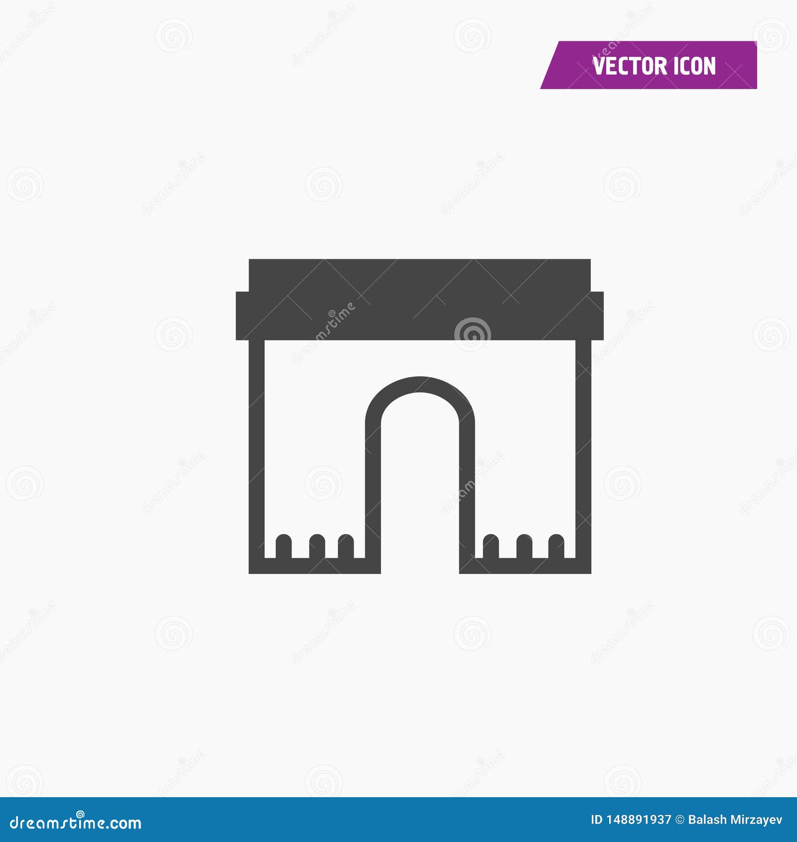 Archway Logo Color Design Template Vector | CartoonDealer.com #196118979