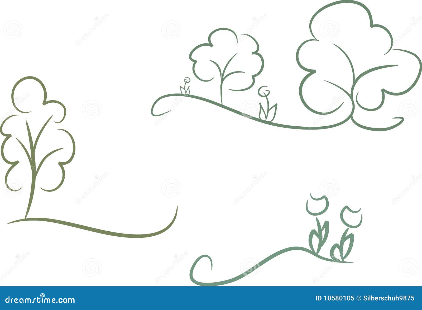 Set of 3 nature icons stock vector. Illustration of collection - 10580105