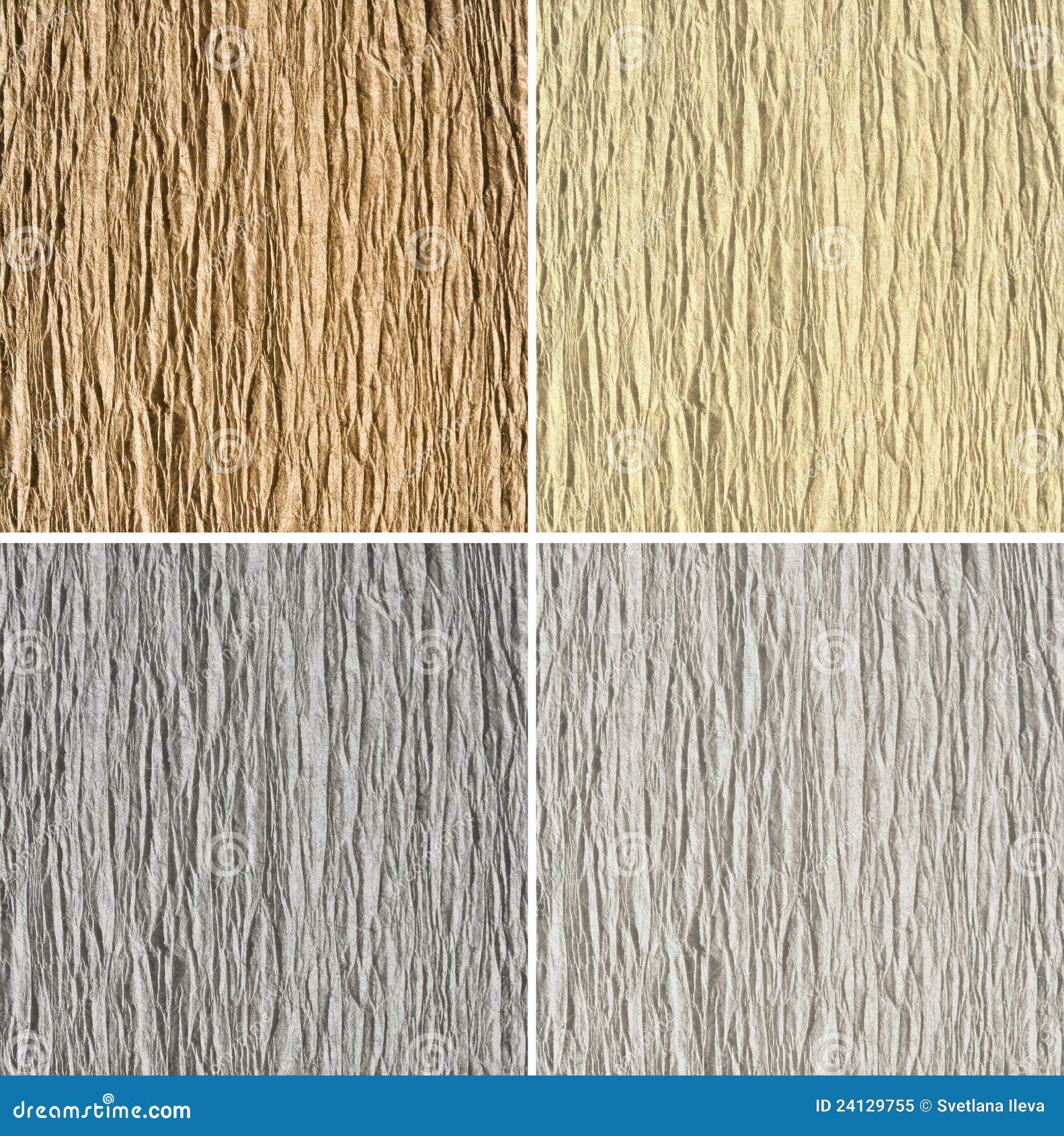 Set of 4 Goffered Paper Textures Stock Image - Image of close, surface ...