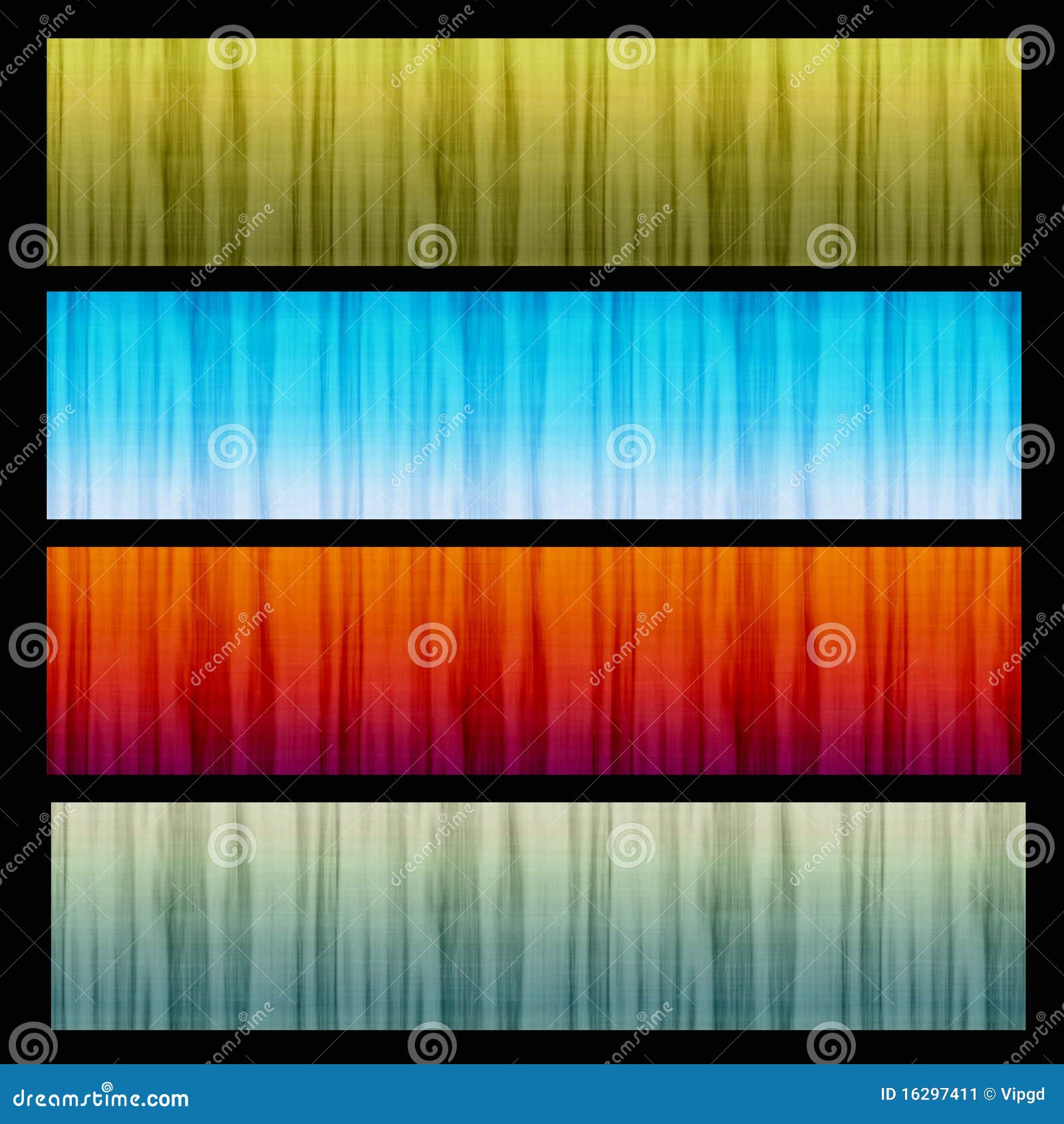 Set of 4 Texture Banners stock illustration. Illustration of blended ...
