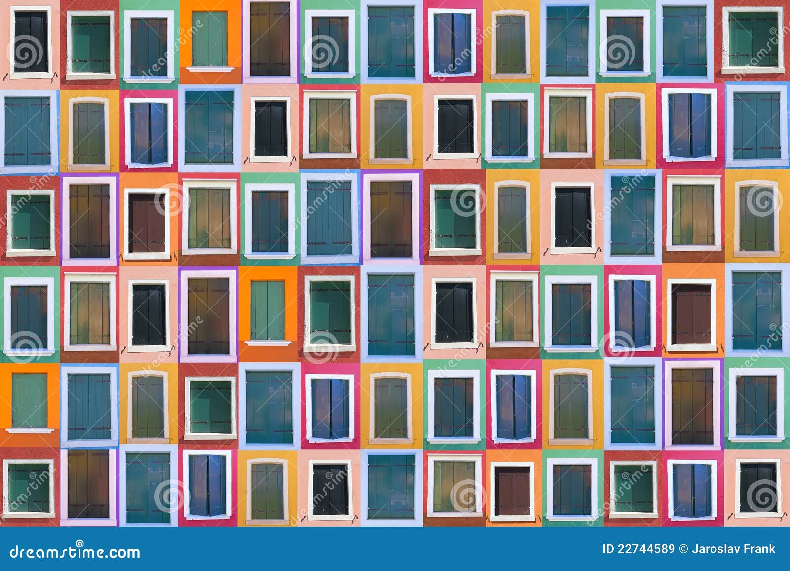 Set of 78 Old Color Windows Stock Image - Image of island, artistic ...