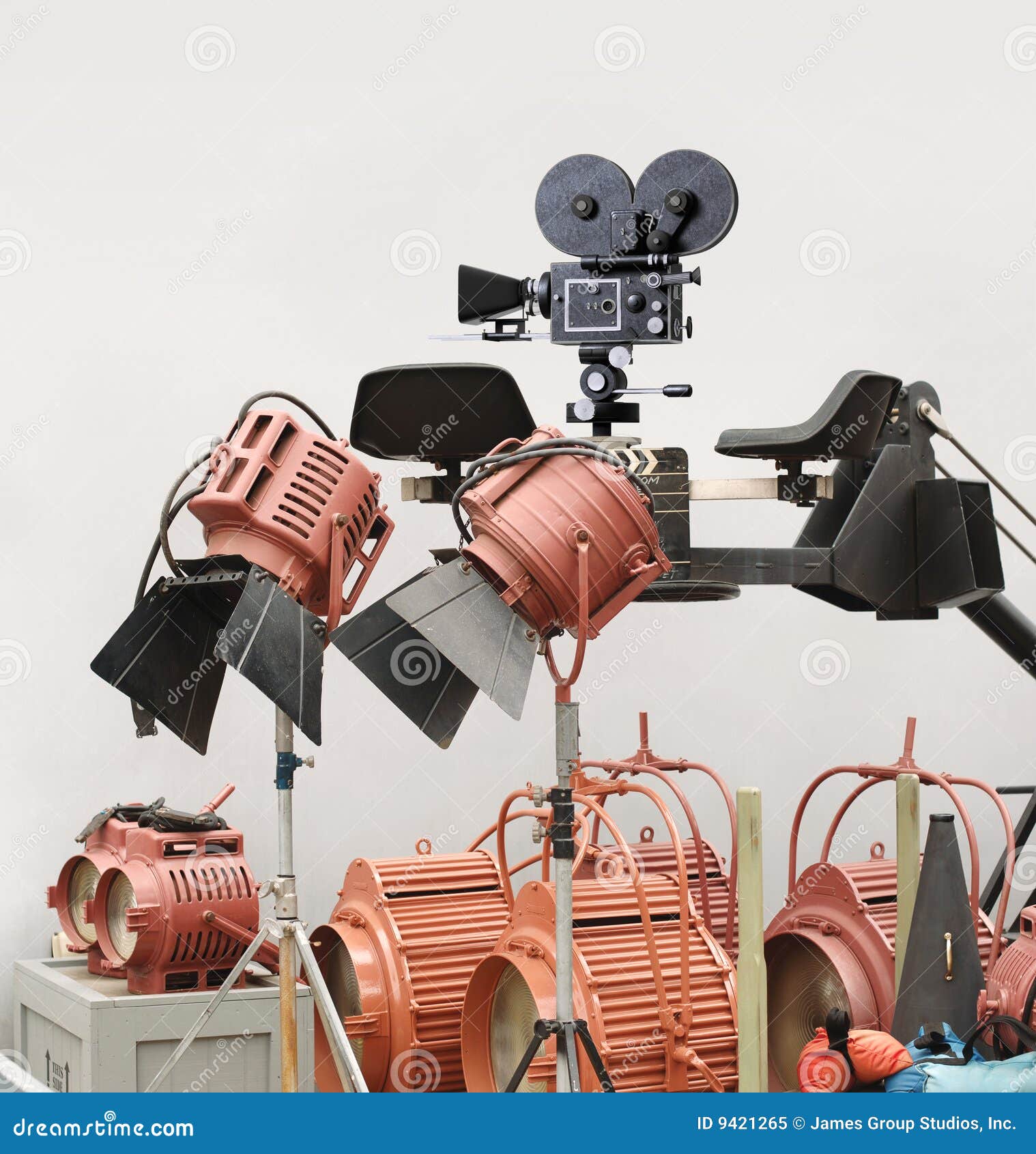 On the Set stock image. Image of gear, cinematography - 9421265