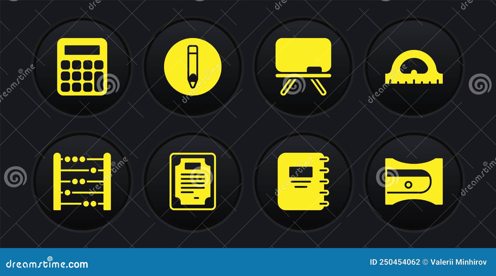 Set Abacus, Protractor Grid, Certificate Template, Notebook, Chalkboard ... Set Abacus, Protractor Grid, Certificate Template, Notebook, Chalkboard ...