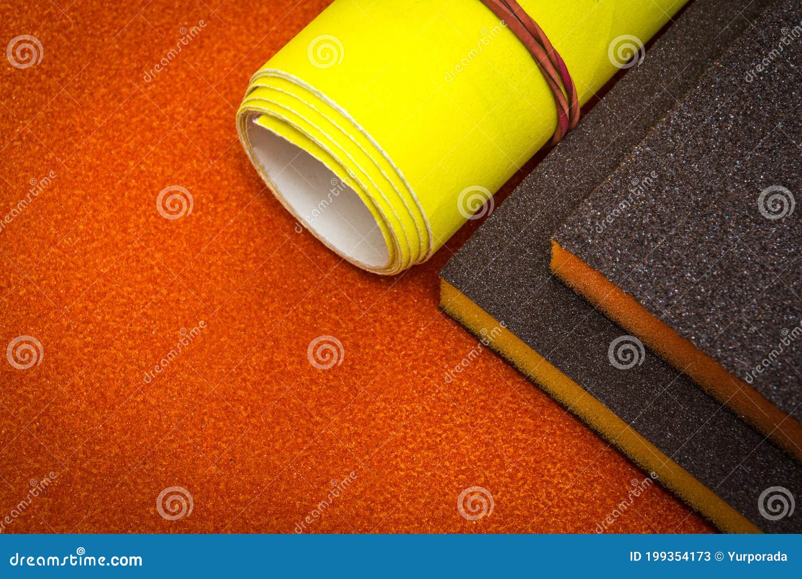A Set of Abrasive Tool and Sandpaper for Cleaning or Sanding Various ...