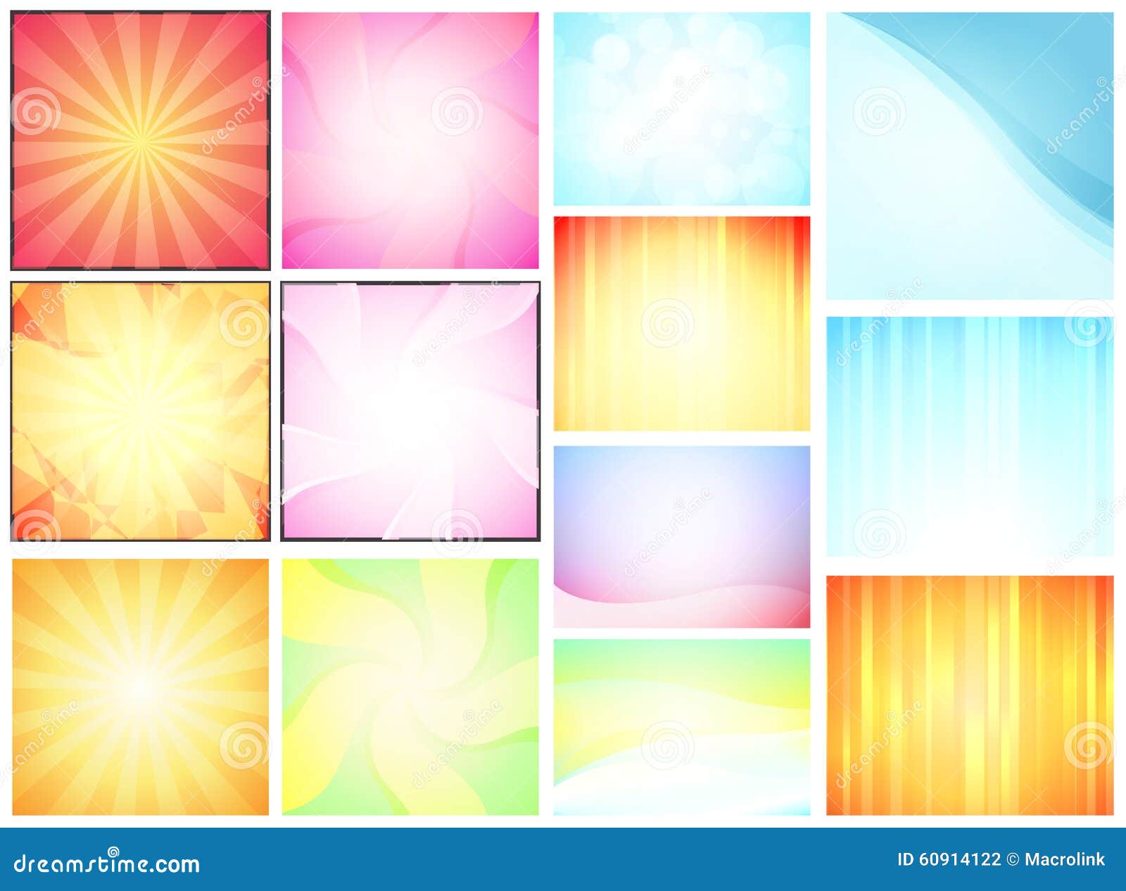 Set of Abstract Backdrops stock vector. Illustration of backdrop - 60914122
