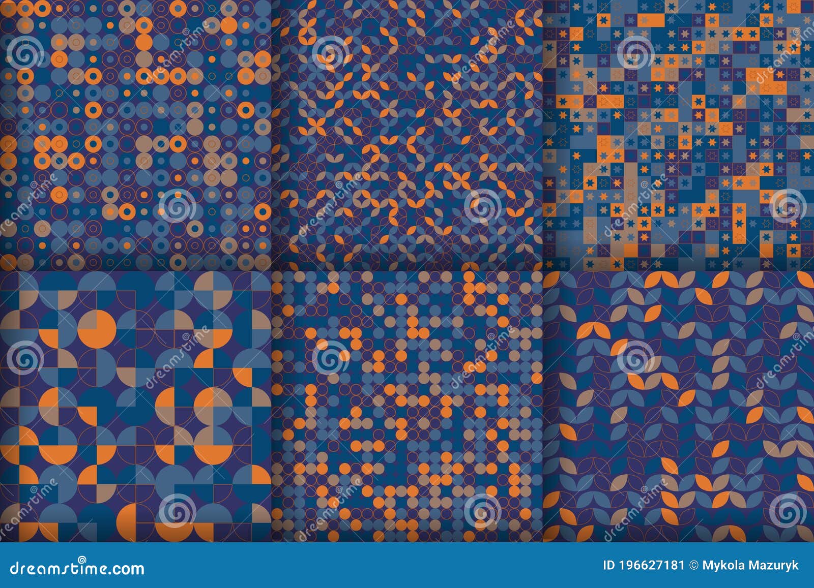 Set of Abstract Background with Differents Forms Stock Vector ...