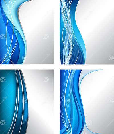 Set of Abstract Backgrounds Stock Vector - Illustration of element ...
