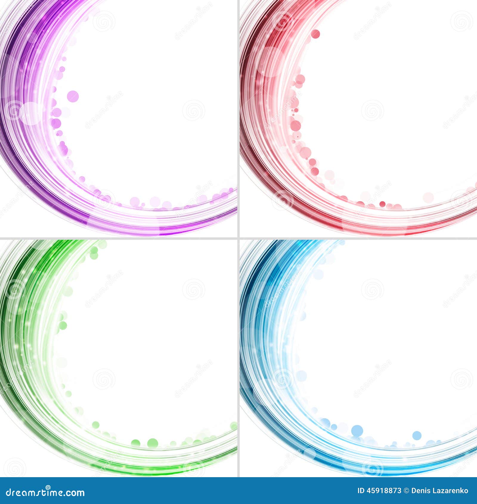 Set of Abstract Backgrounds Stock Illustration - Illustration of design ...