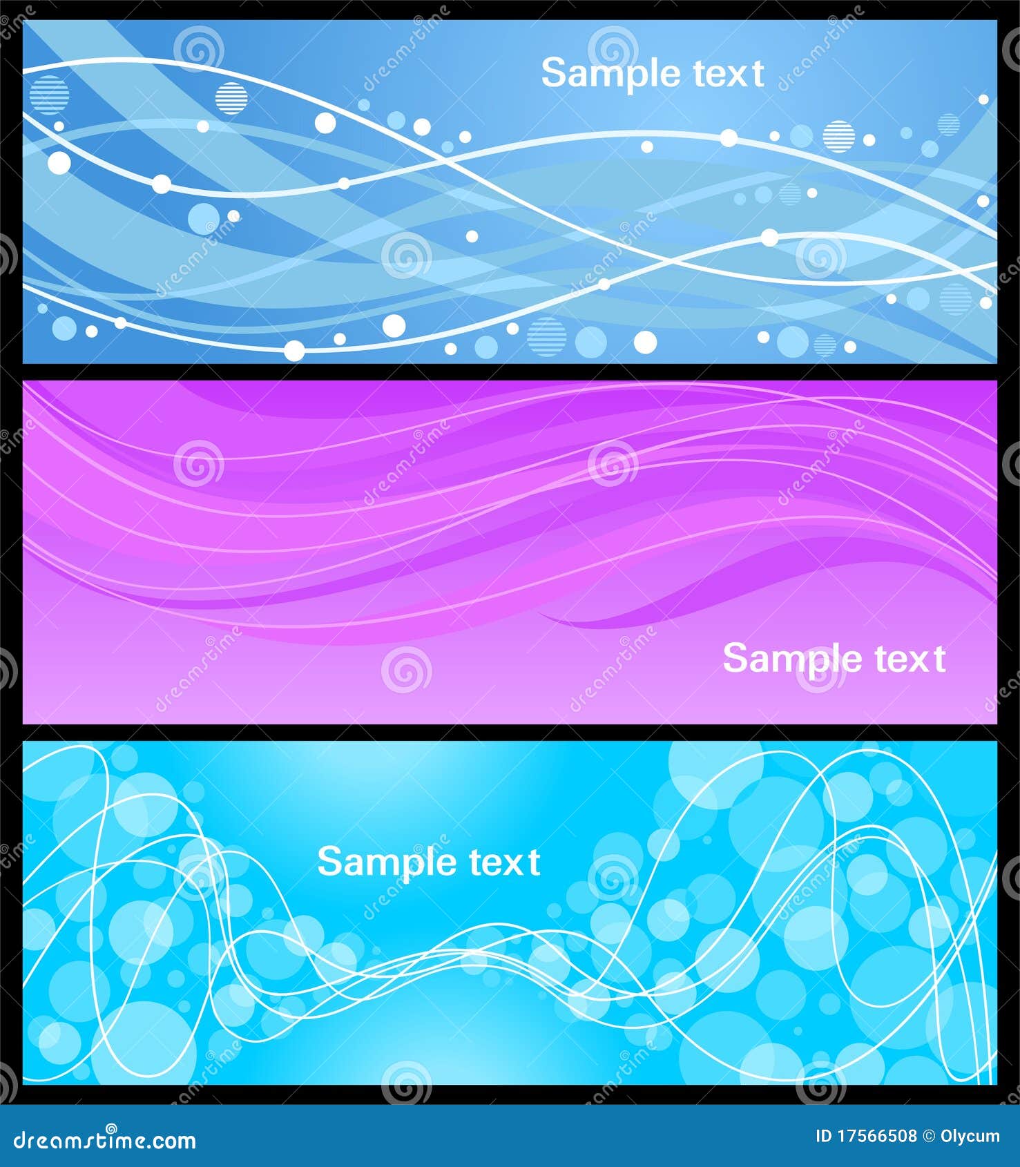 Set abstract banners stock vector. Illustration of background - 17566508