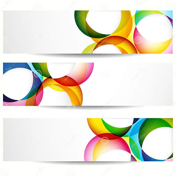 Set of abstract banners. stock vector. Illustration of banner - 19826505