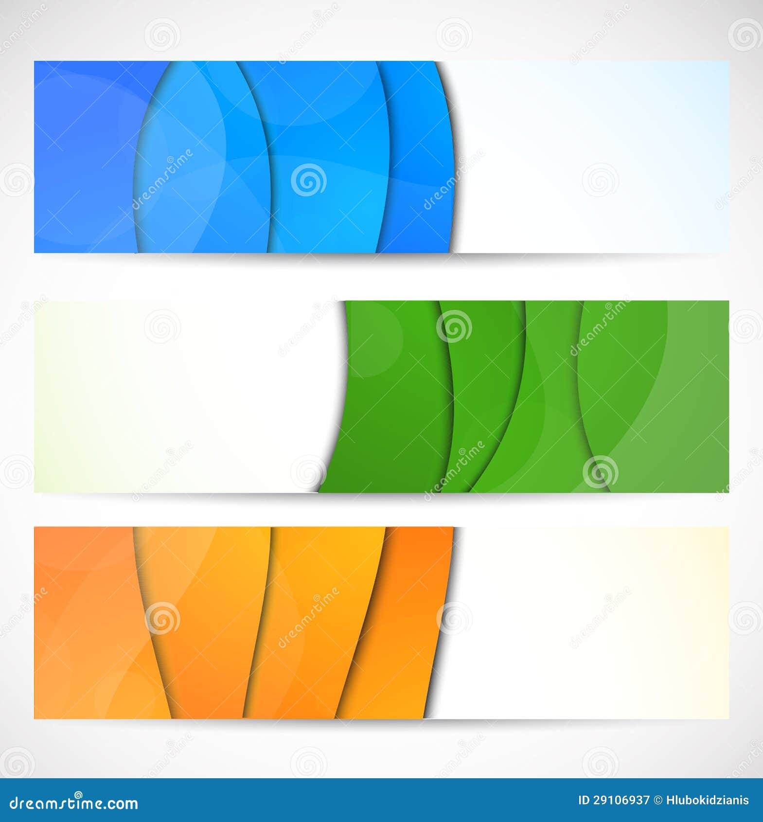 Set of abstract banners stock vector. Illustration of business - 29106937