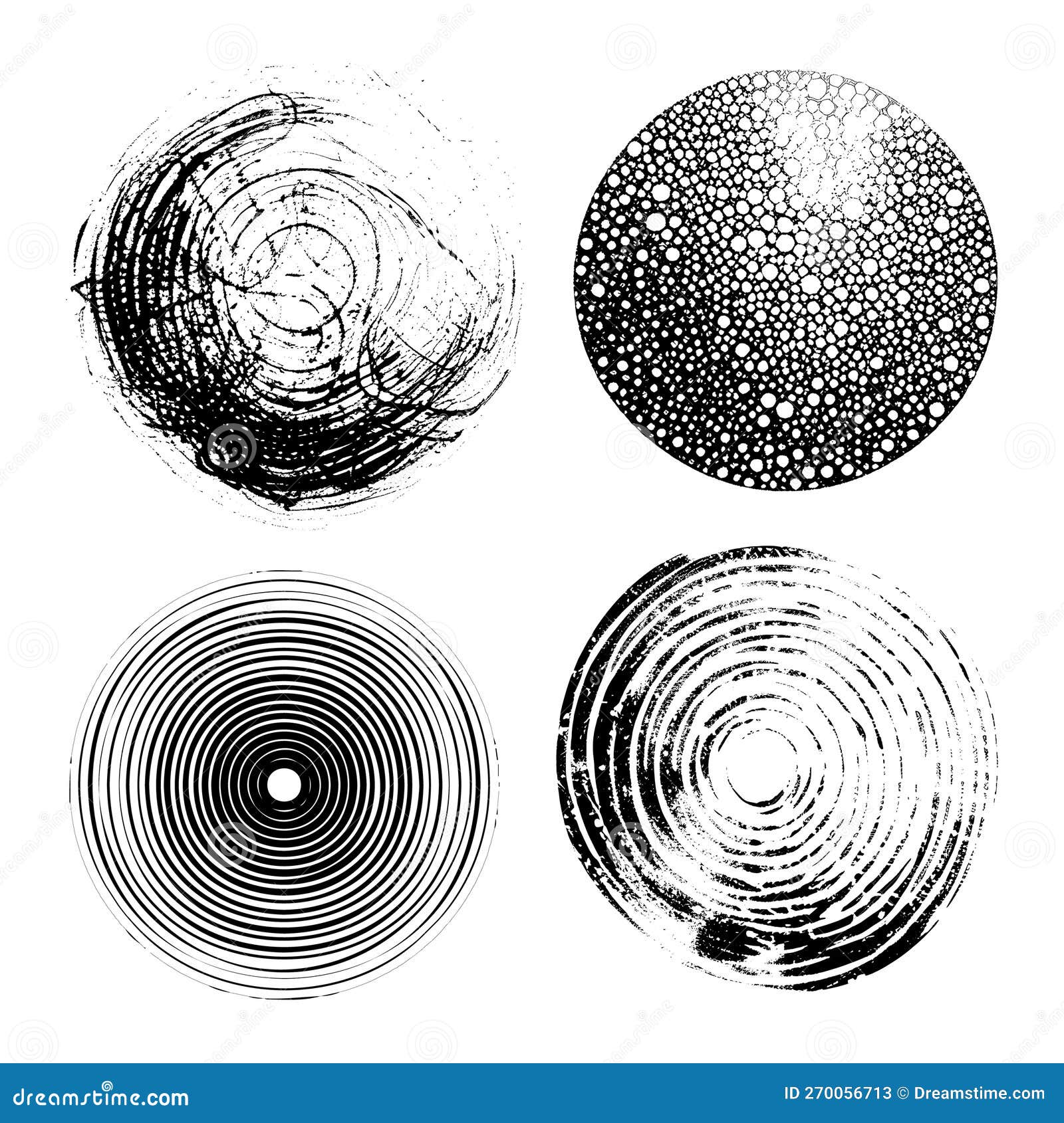 Set Abstract Circle Elements. Rounds for Graphic Web Design, Template ...