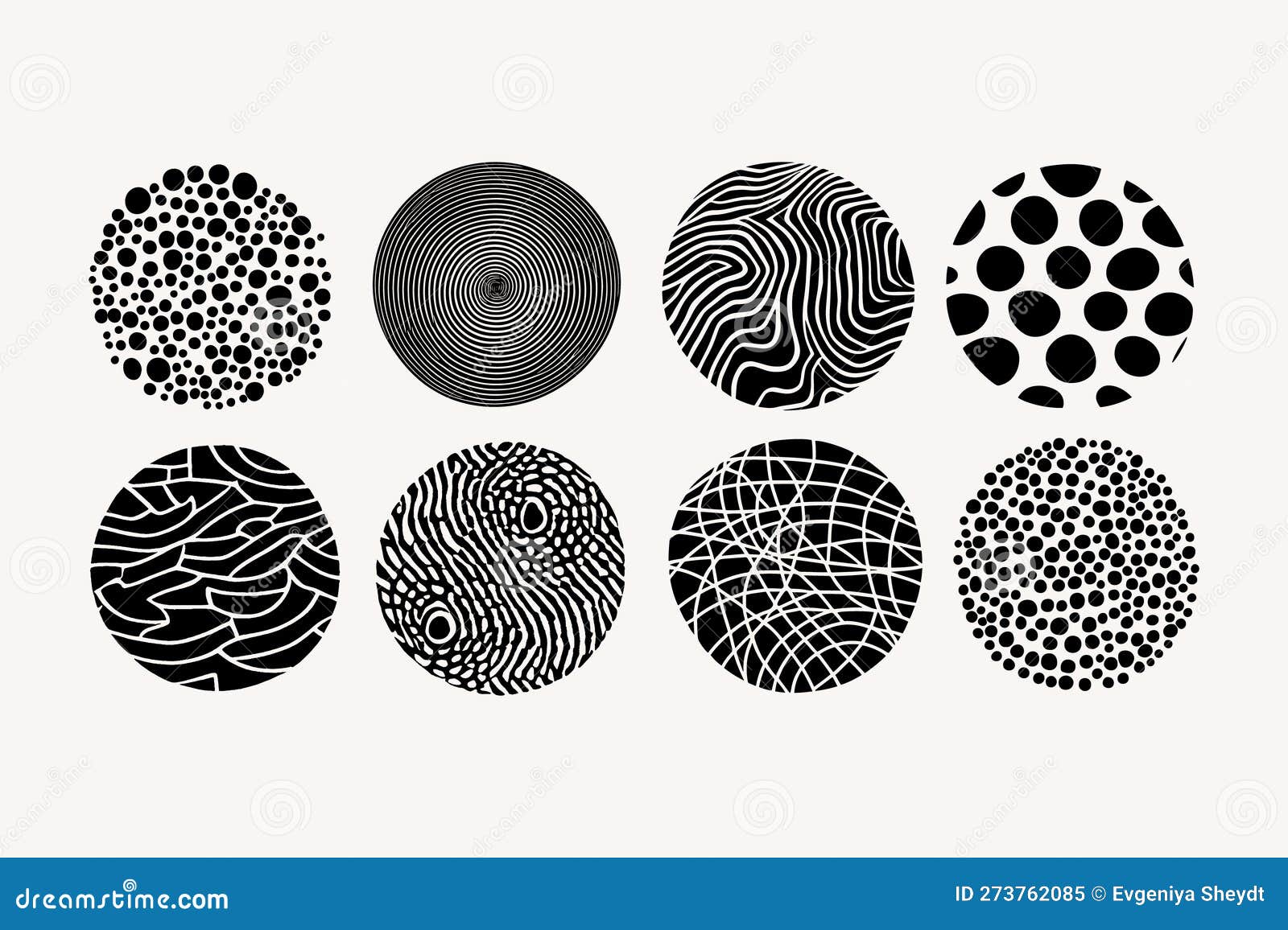 Set Abstract Circle Elements. Rounds for Graphic Web Design, Template ...