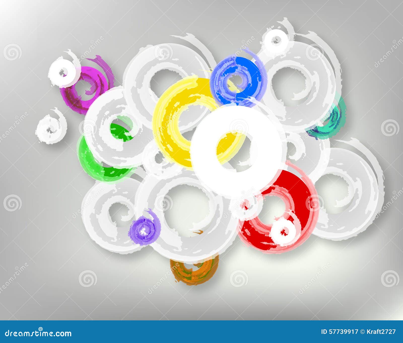 Set of Abstract Colored Forms Stock Vector - Illustration of frame ...