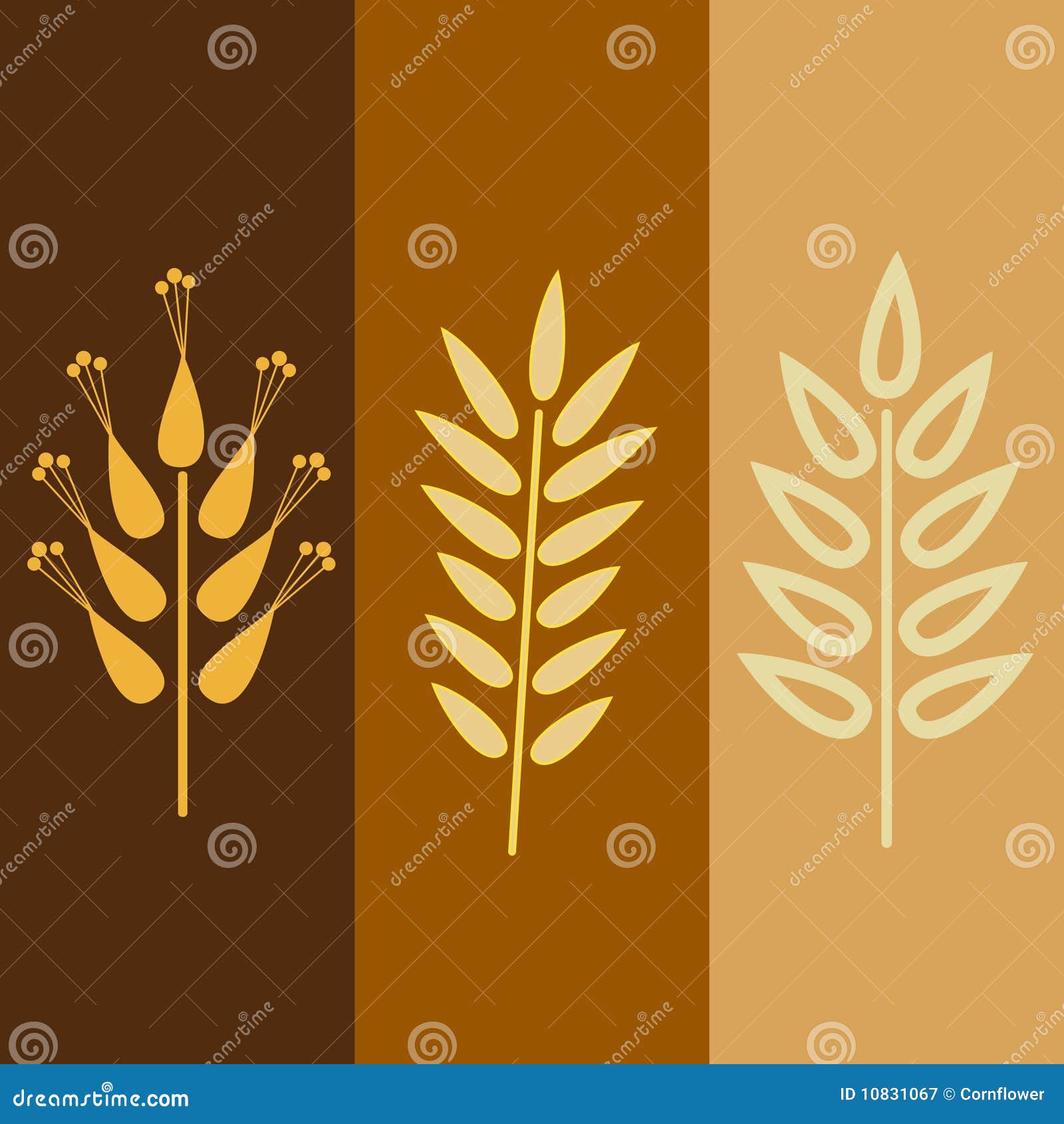 Set of abstract ear stock vector. Illustration of painted - 10831067