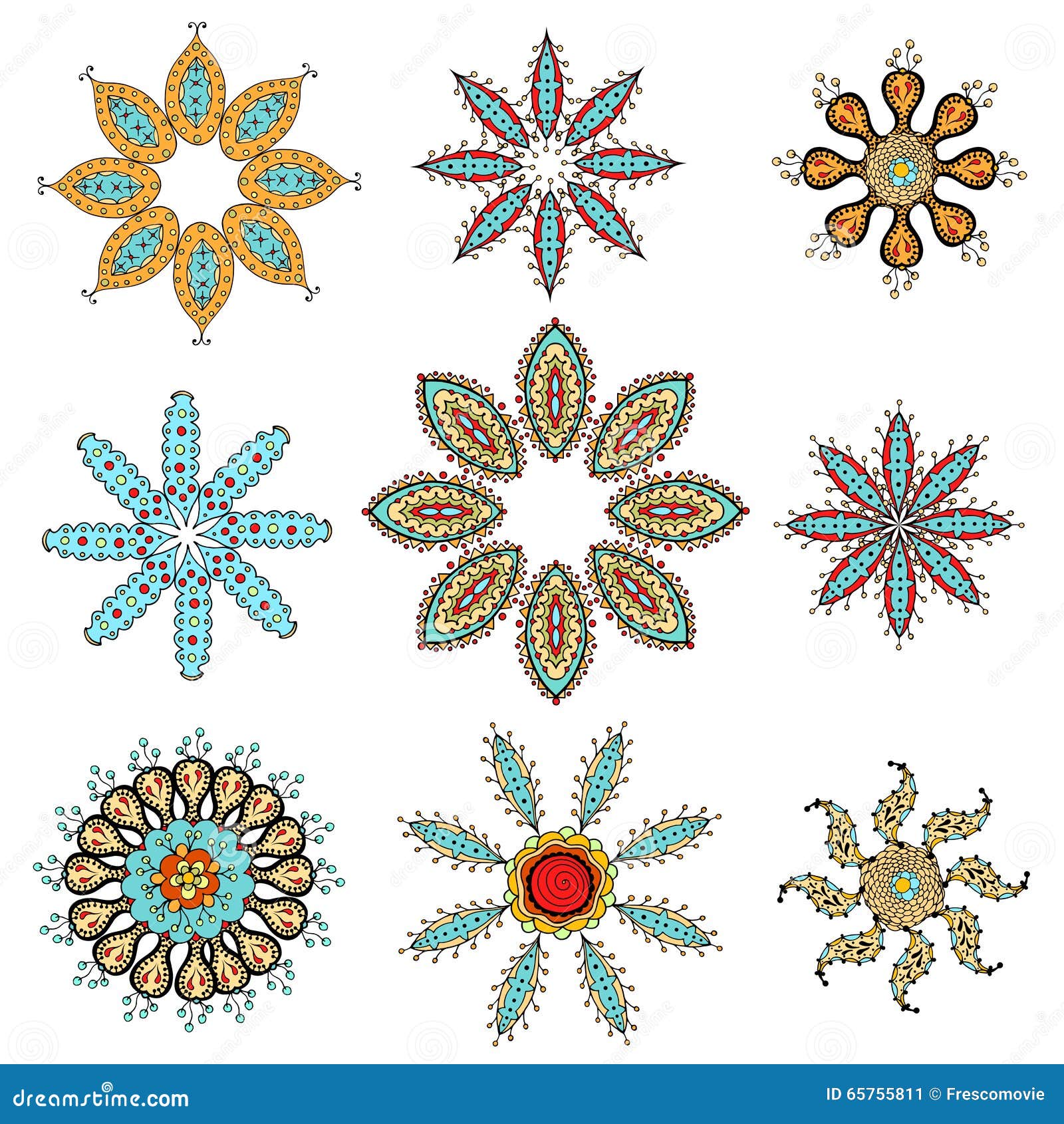 Set of Abstract element stock vector. Illustration of abstract - 65755811