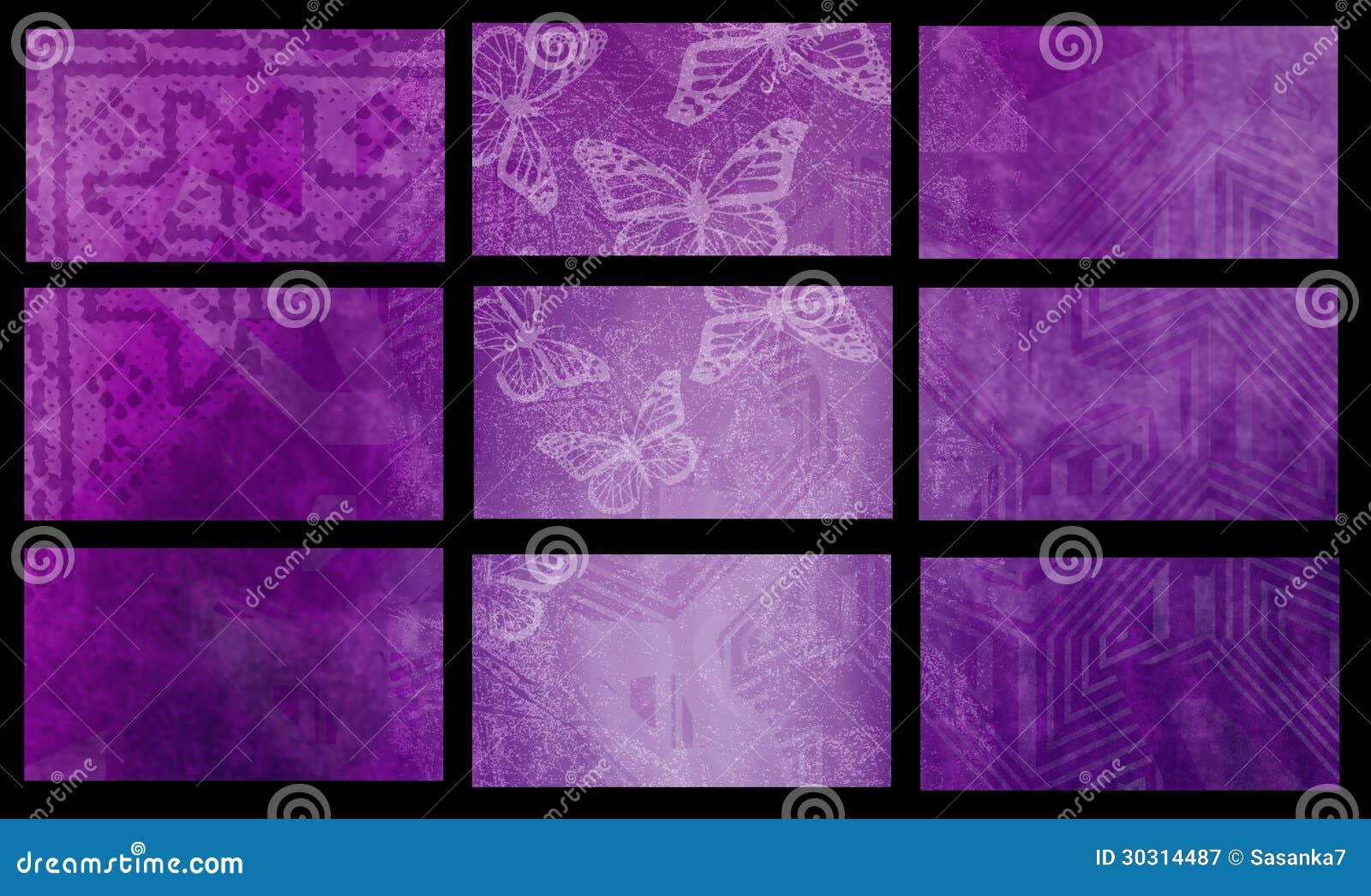 Violet templates stock illustration. Illustration of three - 30314487