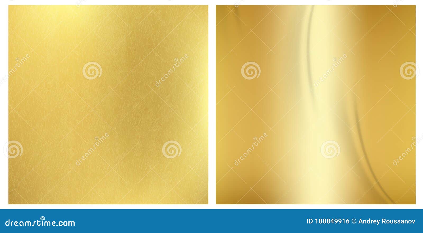 Golden Textured Square Backgrounds. Vector Stock Vector - Illustration ...