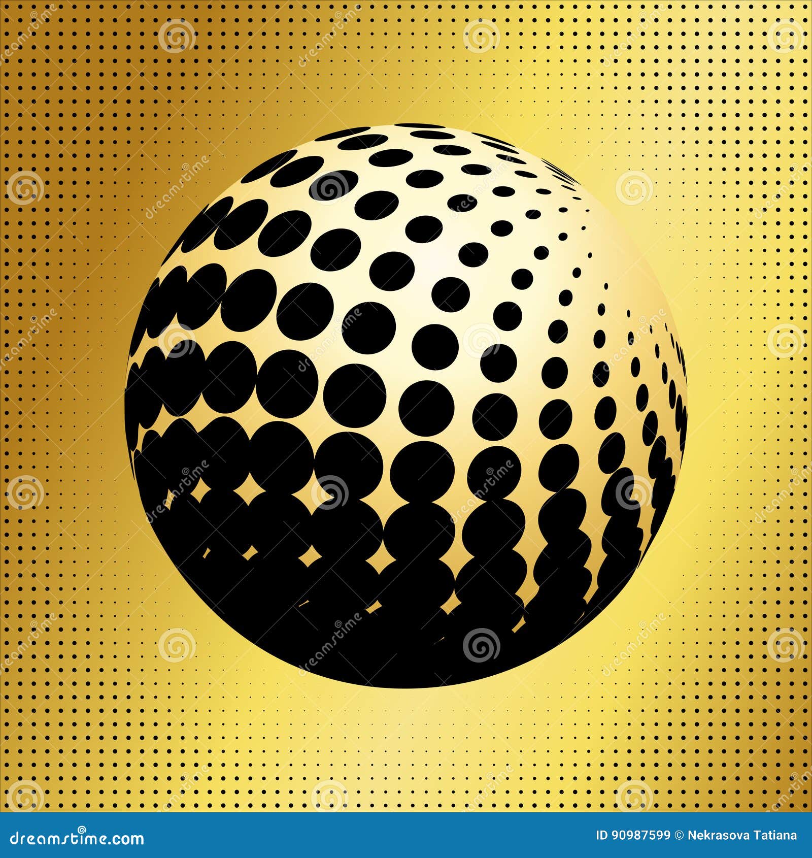 Set Abstract Halftone 3D Spheres_34 Stock Vector - Illustration of ...