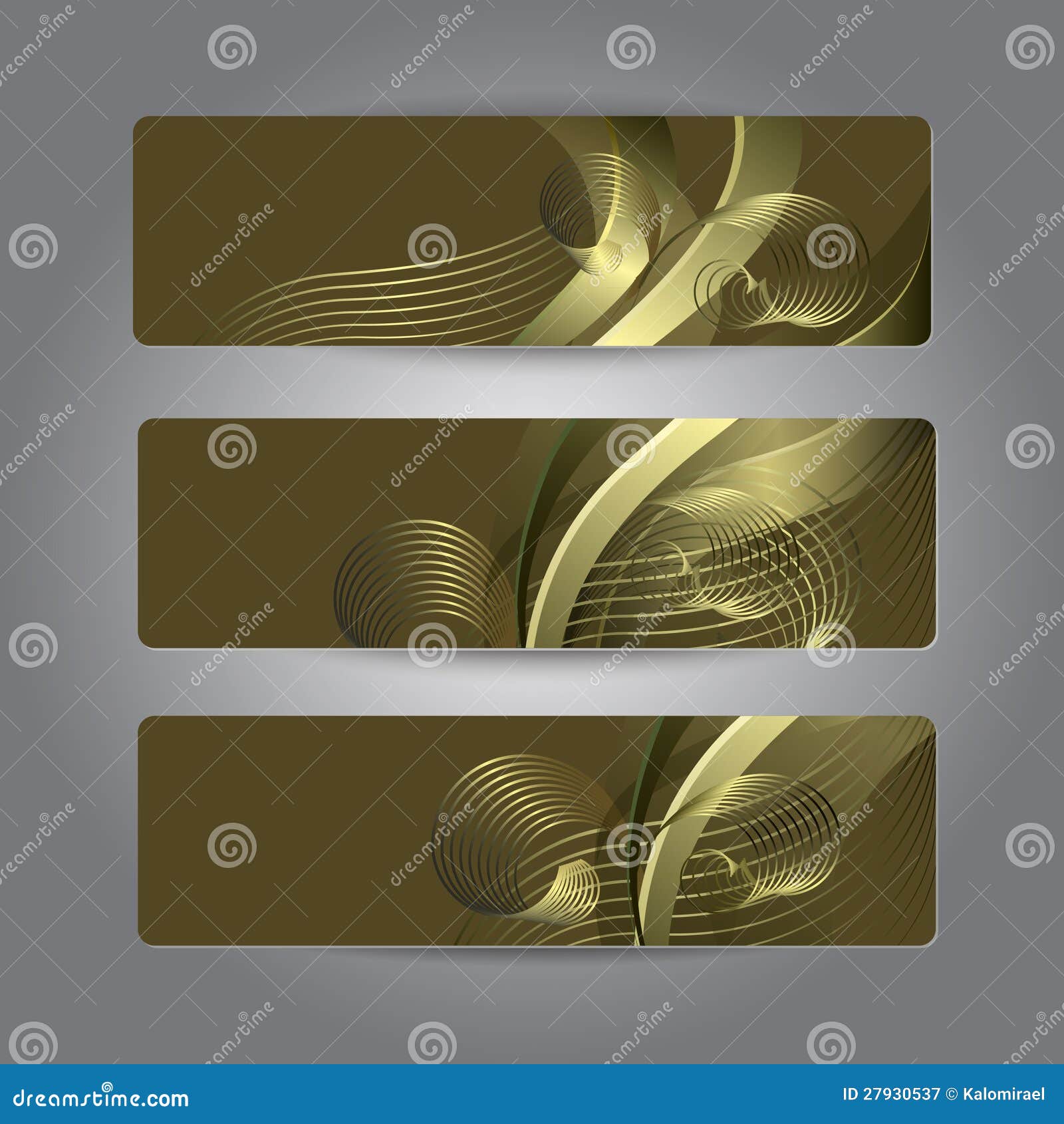 Set of abstract headerS stock illustration. Illustration of heading ...