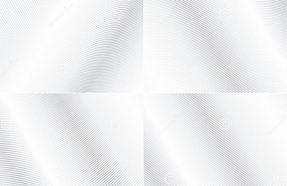 Set of Abstract Lines Texture Backgrounds in Vector. Abstract Geometric ...