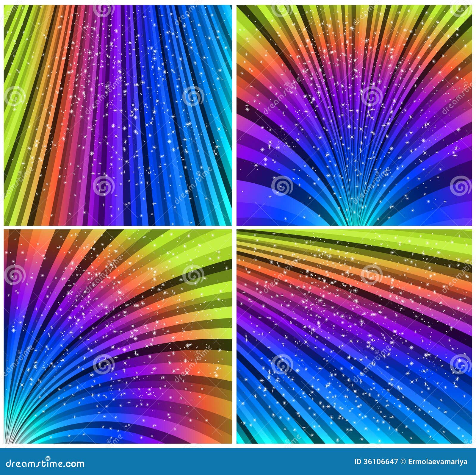 Shine Backgrounds Set Royalty-Free Stock Photography | CartoonDealer ...