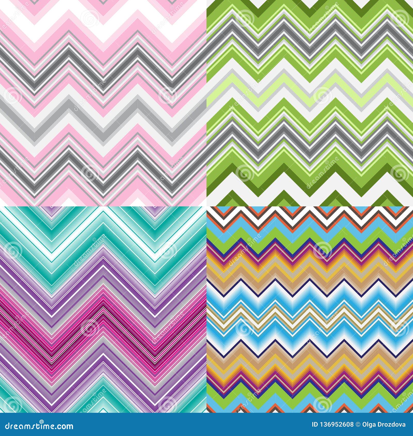Set Abstract Striped Seamless Patterns Stock Illustration ... Set Abstract Striped Seamless Patterns Stock Illustration ...