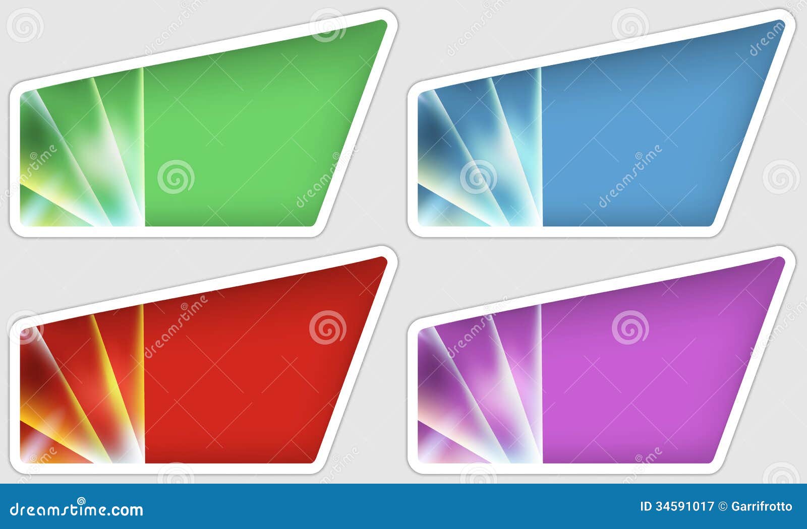 Set abstract text frames stock vector. Illustration of paper - 34591017